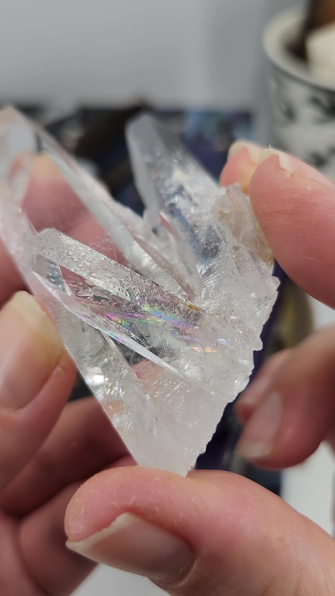 Starbrary Quartz Crystal- 7 Cm Long- Corinto, Brazil- Teaching Rainbow ...