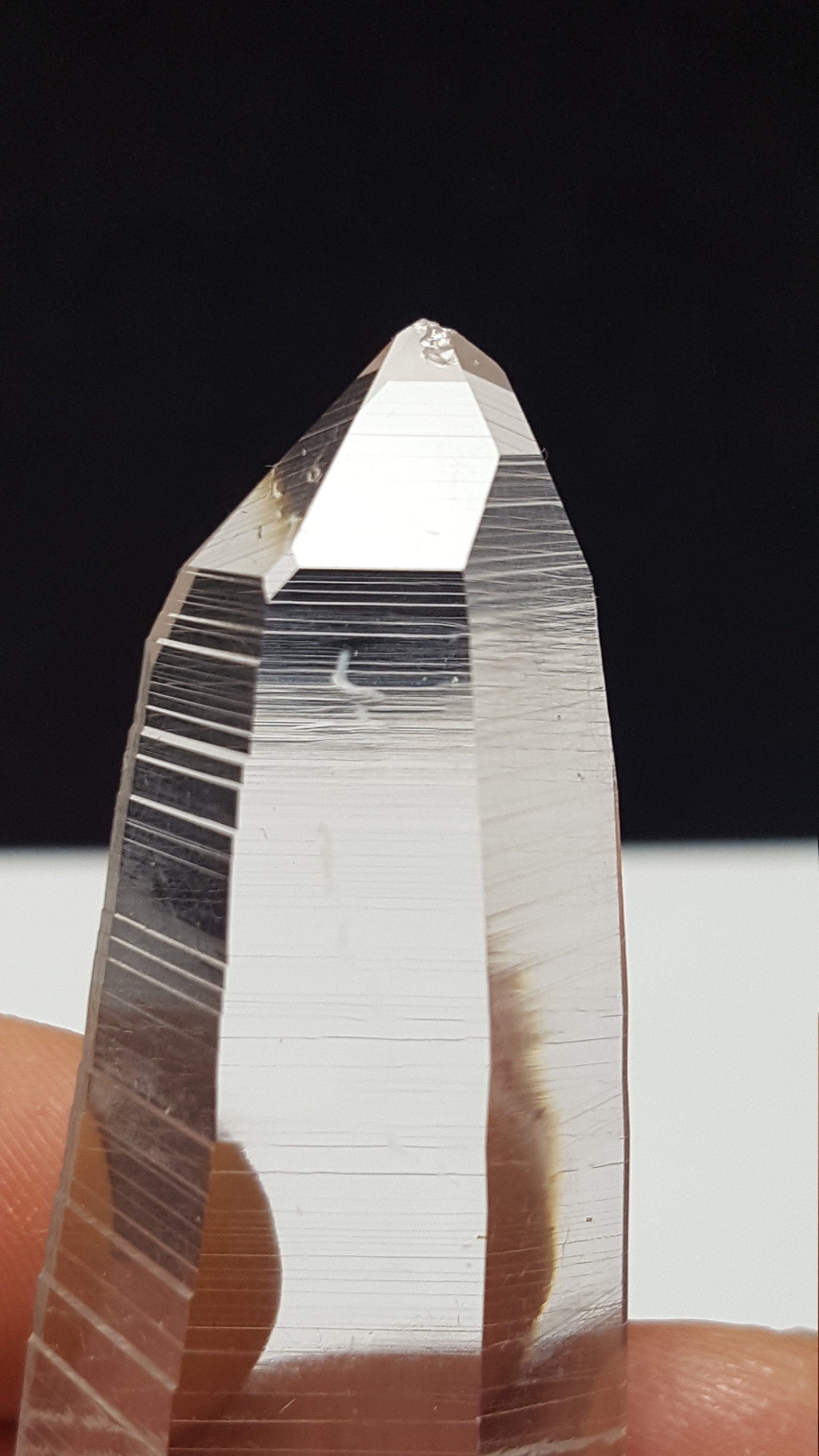 Amazing Optical Lemurian Quartz Crystal from Penas Blancas Mine ...