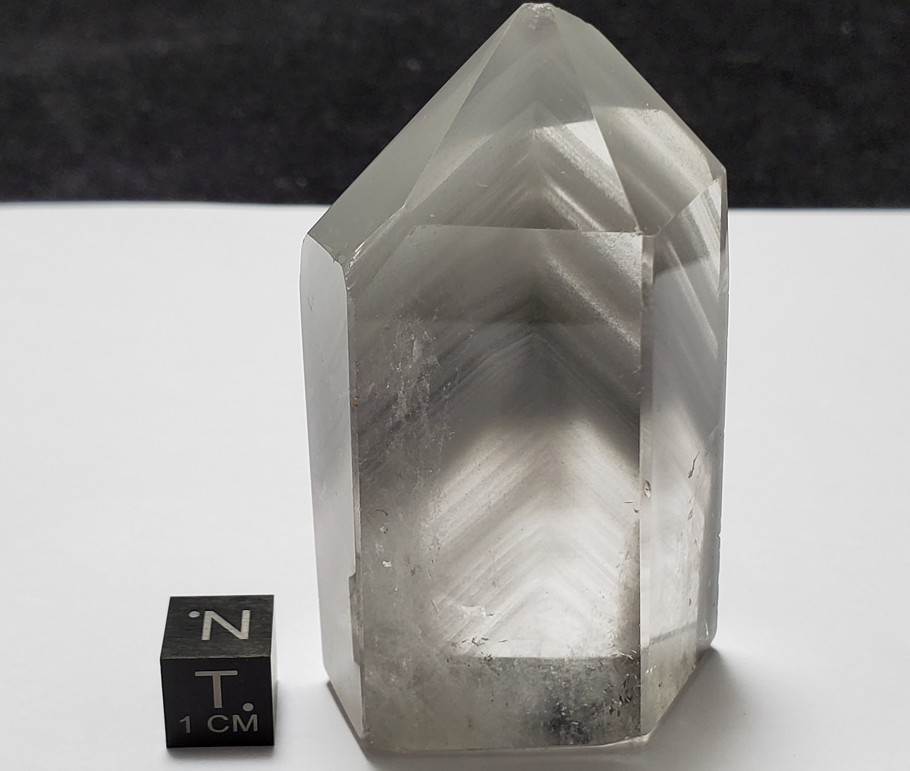 Large Polished Phantom Quartz Crystal from Brazil- Various Mineral ...