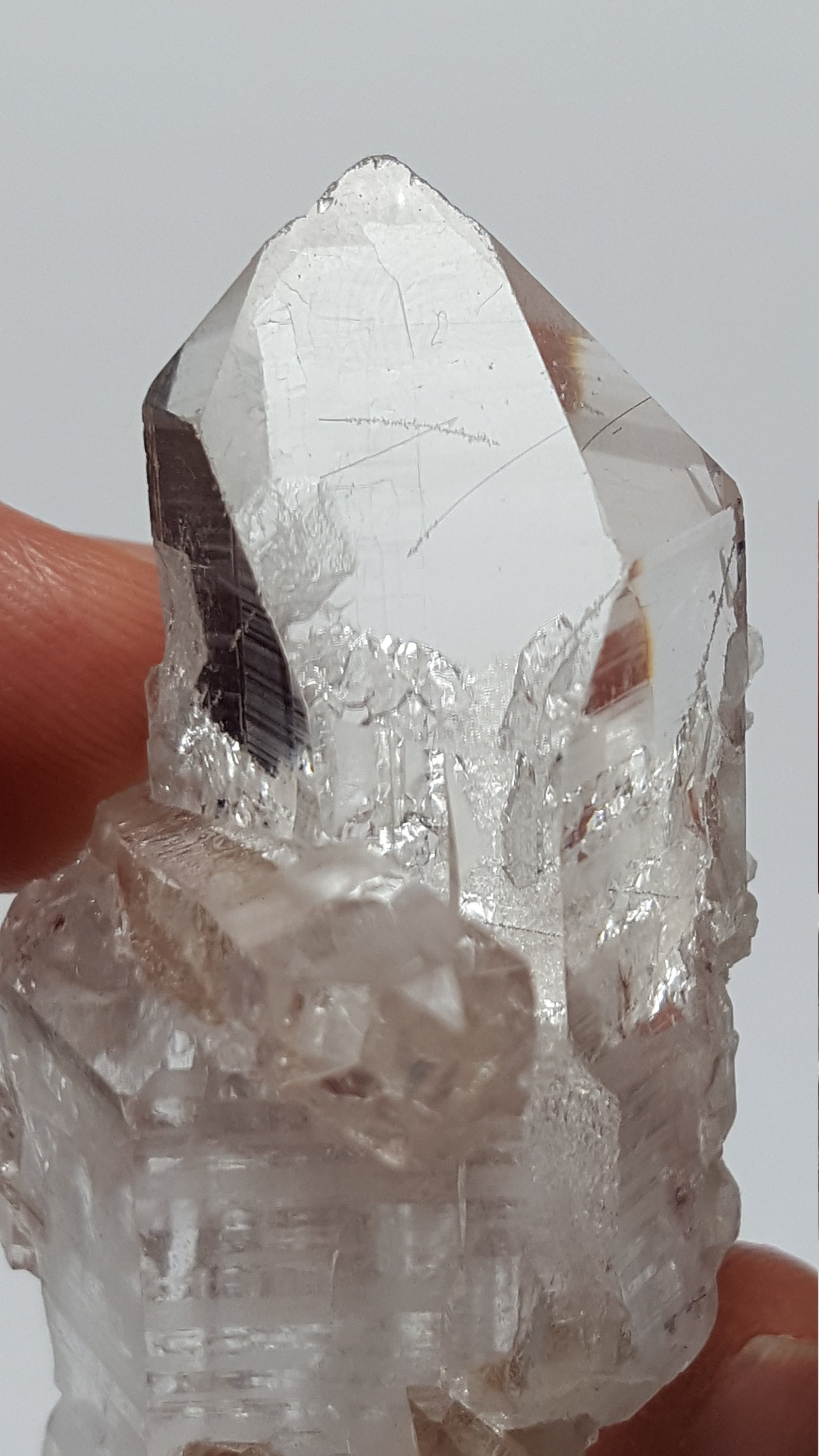 Cathedral Quartz with Tourmaline Inclusions from Brazil- Beautiful ...