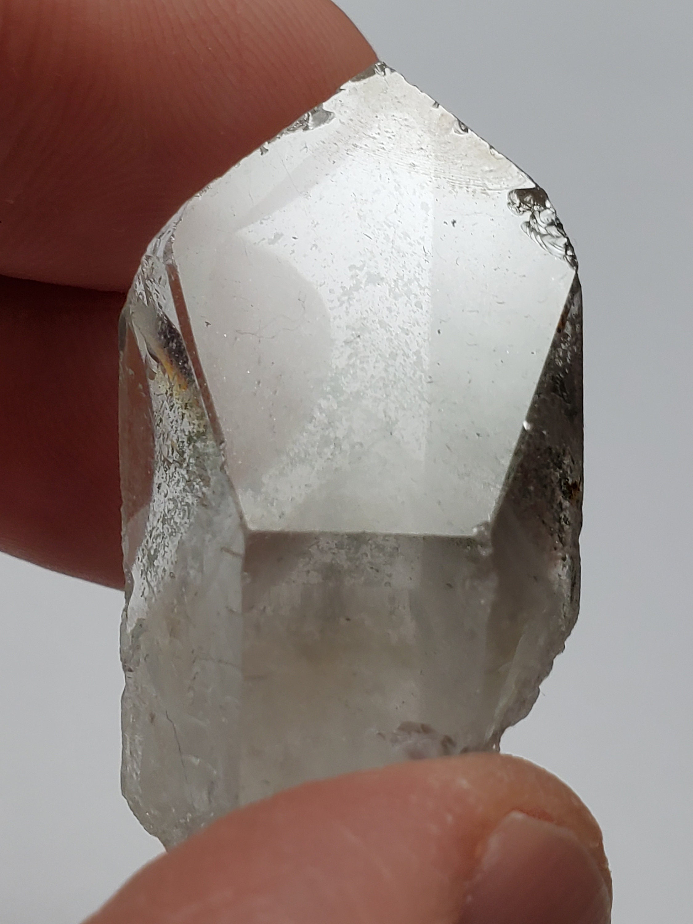 Unpolished 'Garden/ Shaman' Quartz Crystal with Excellent Mineral ...