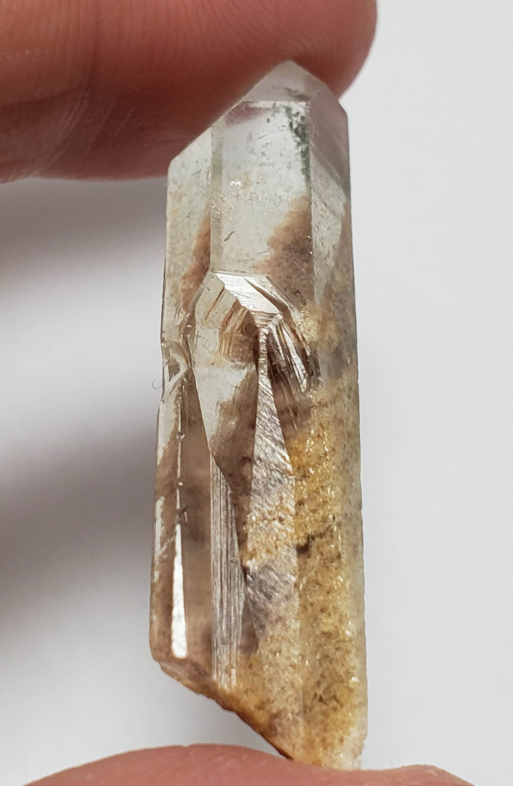 Unpolished 'Garden/ Shaman' Quartz Crystal with Excellent Mineral ...