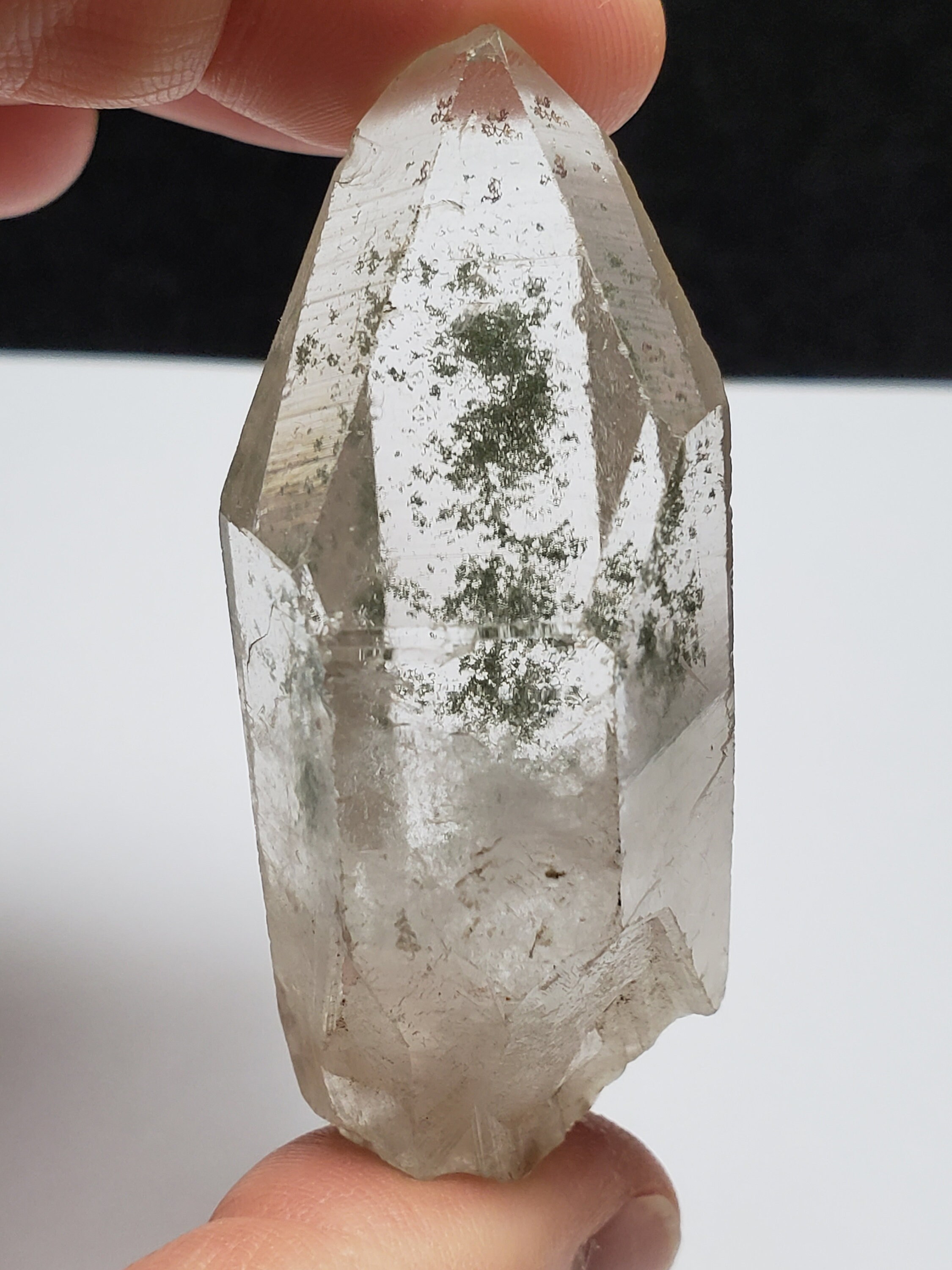 All Natural Phantom Quartz Crystal from Brazil- Various Mineral ...