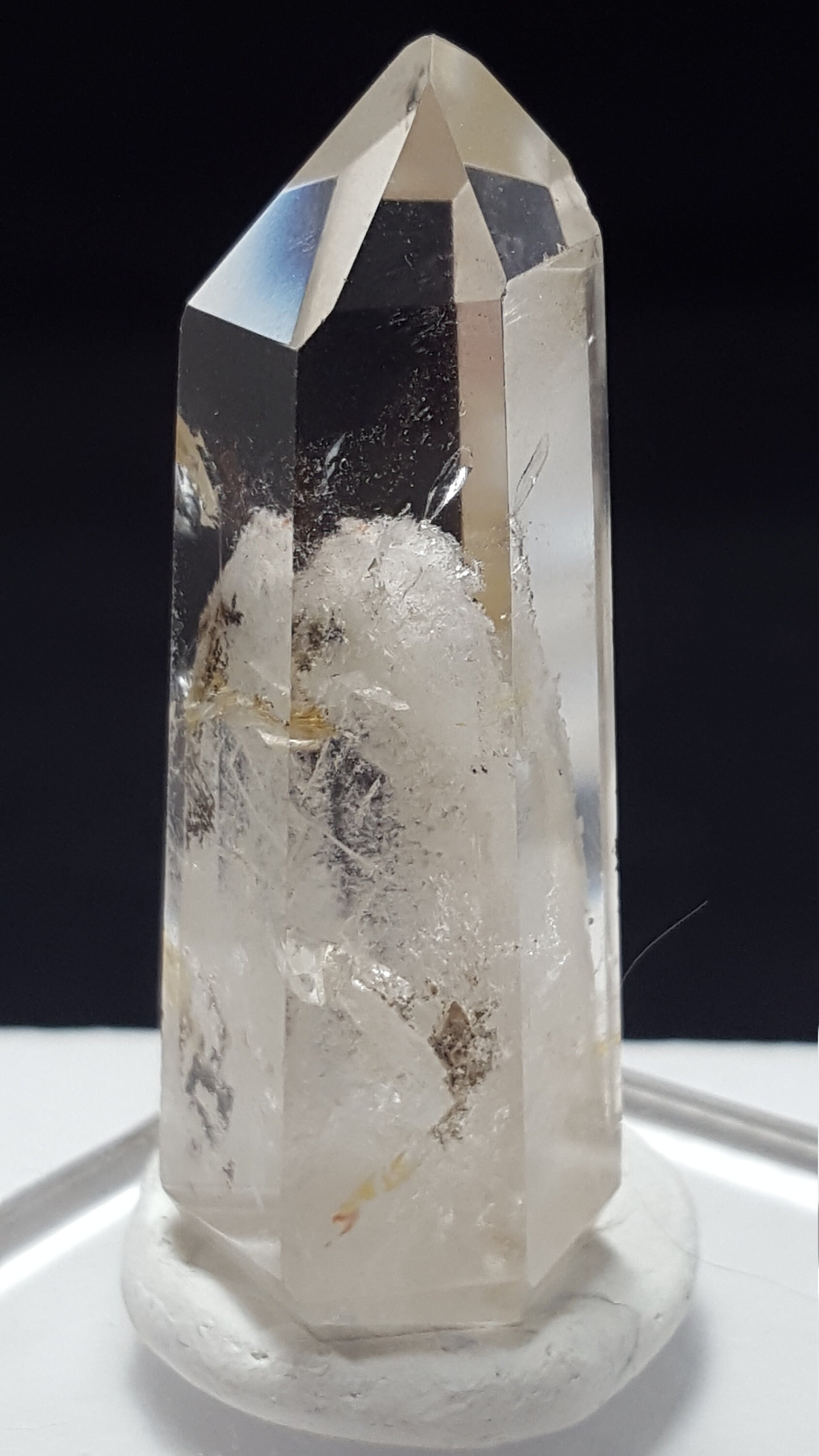 Small Polished Quartz Crystal from Brazil with Chlorite Phantoms- Fully ... Small Polished Quartz Crystal from Brazil with Chlorite Phantoms- Fully ...