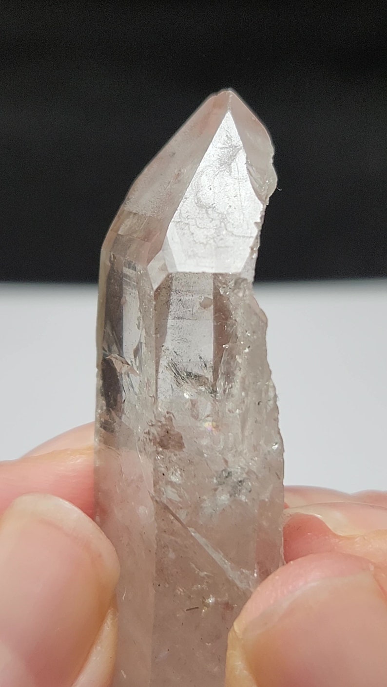 Etched Quartz 'cube Codex' Crystal: 5.4 Cm Long- Serra Do Cabral ...