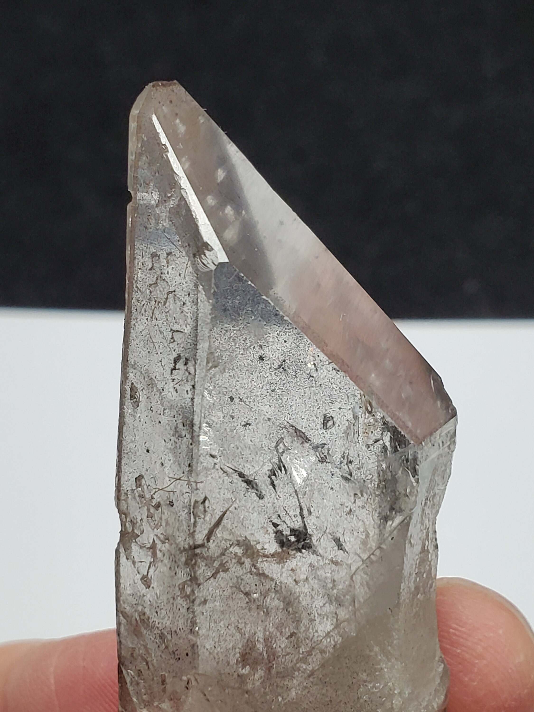 Etched Quartz Crystal 'Cube Codex' From Serra Do Cabral, Brazil- Grey ...