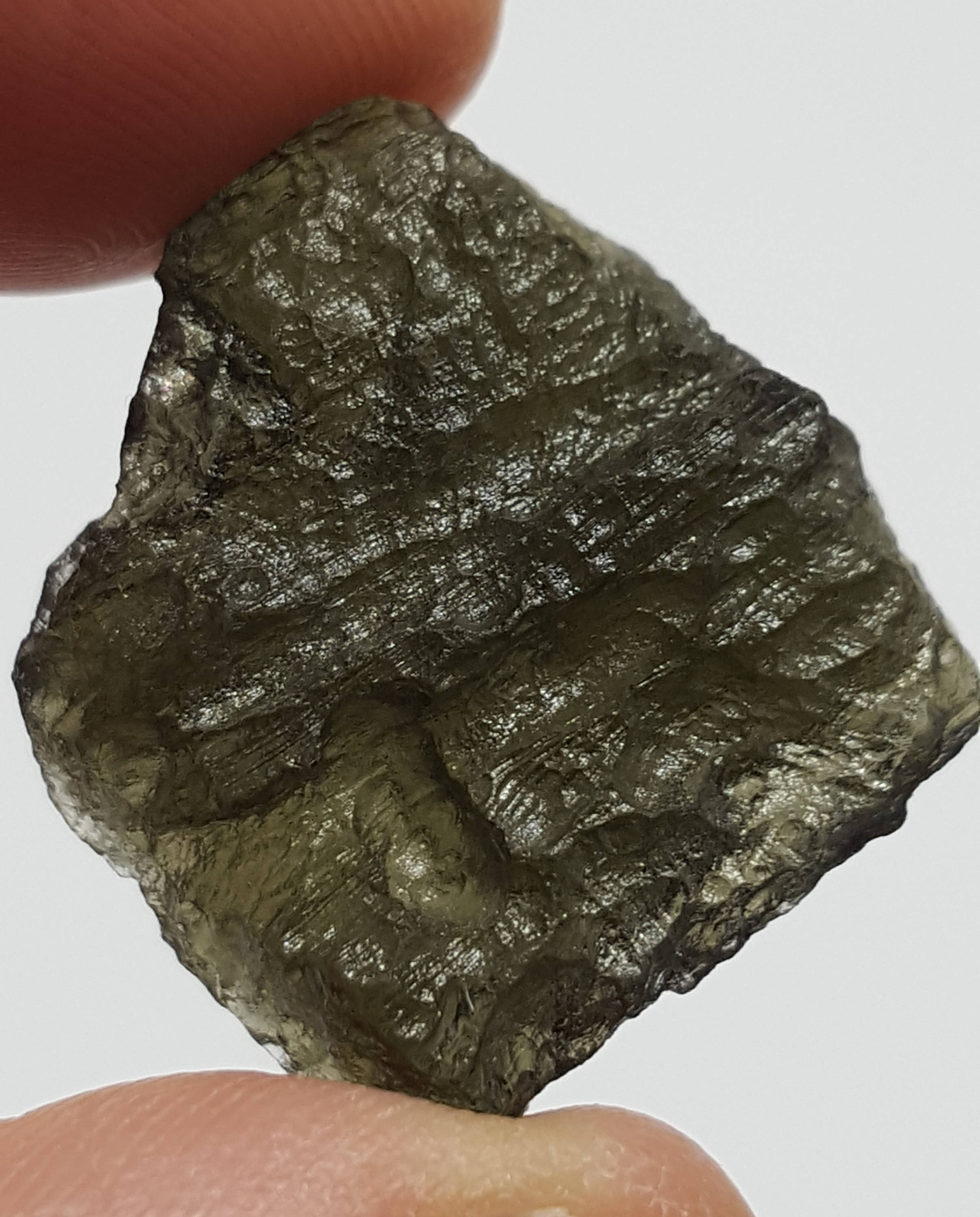 Moldavite - Czech Republic- Nice Tektite- Excellent Color and Texture ...