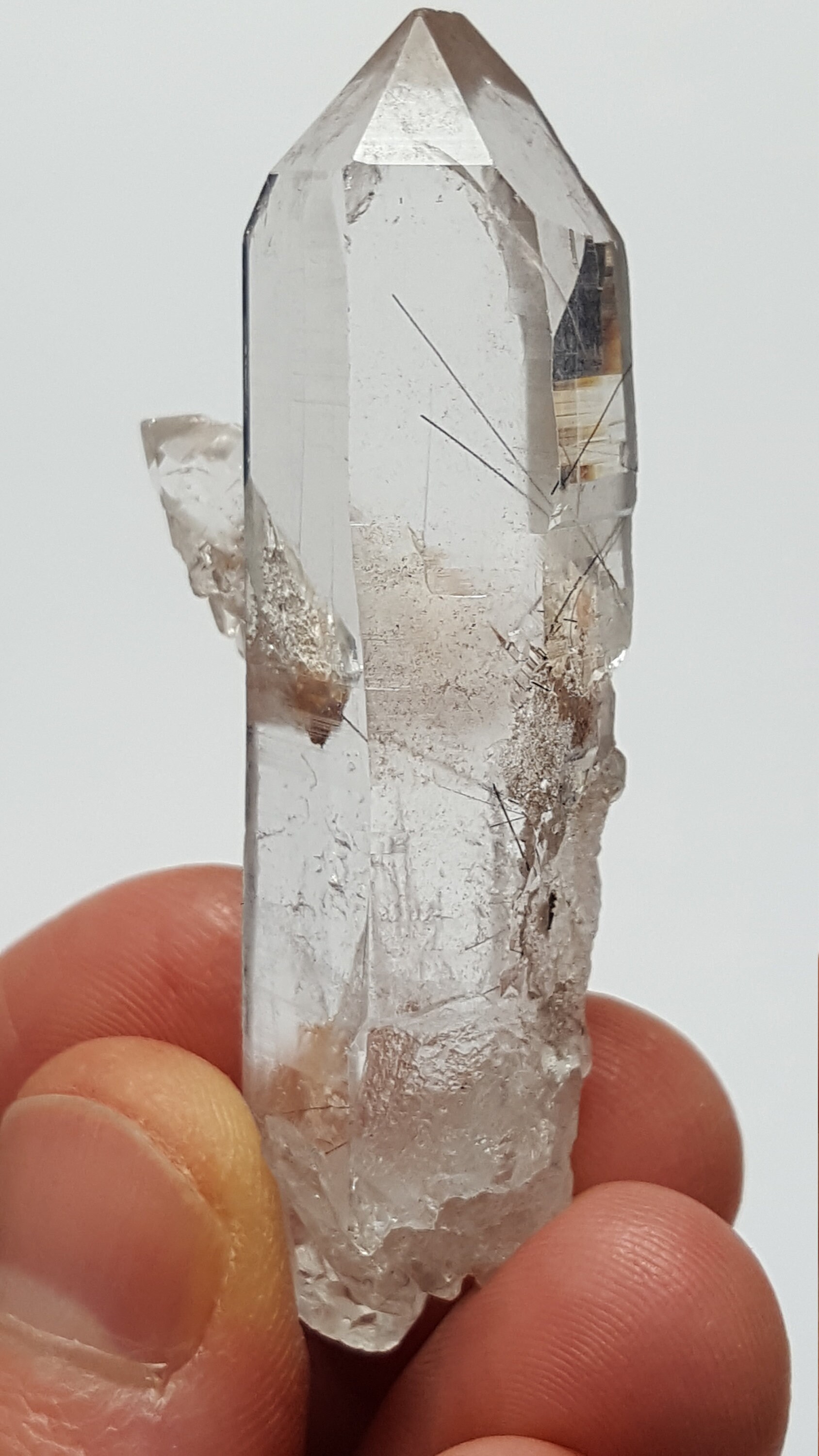 Cathedral Quartz with Tourmaline Inclusions from Brazil- Beautiful ...