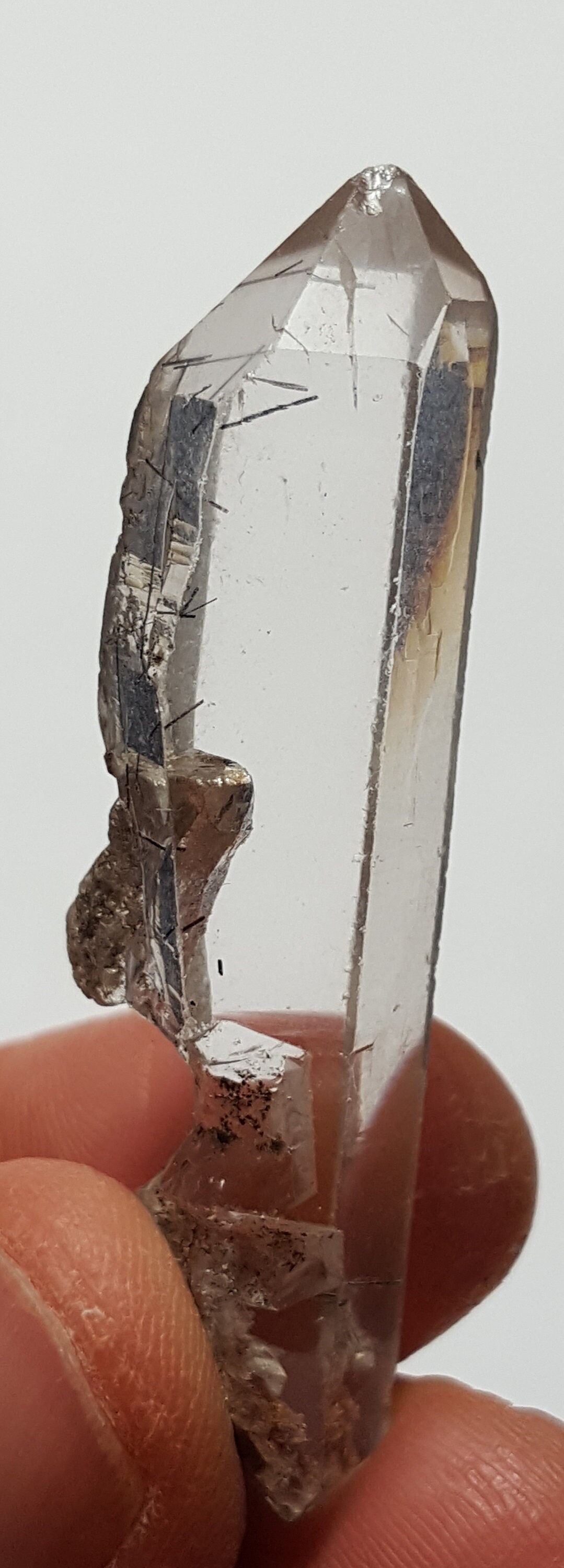 Quartz with Tourmaline Inclusions from Brazil- Beautiful Luster ...