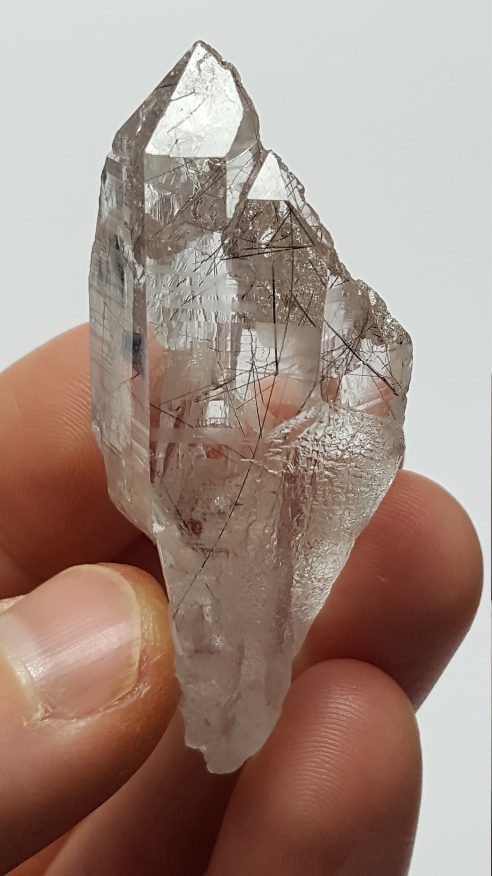 Cathedral Quartz with Tourmaline Inclusions from Brazil- Beautiful ...