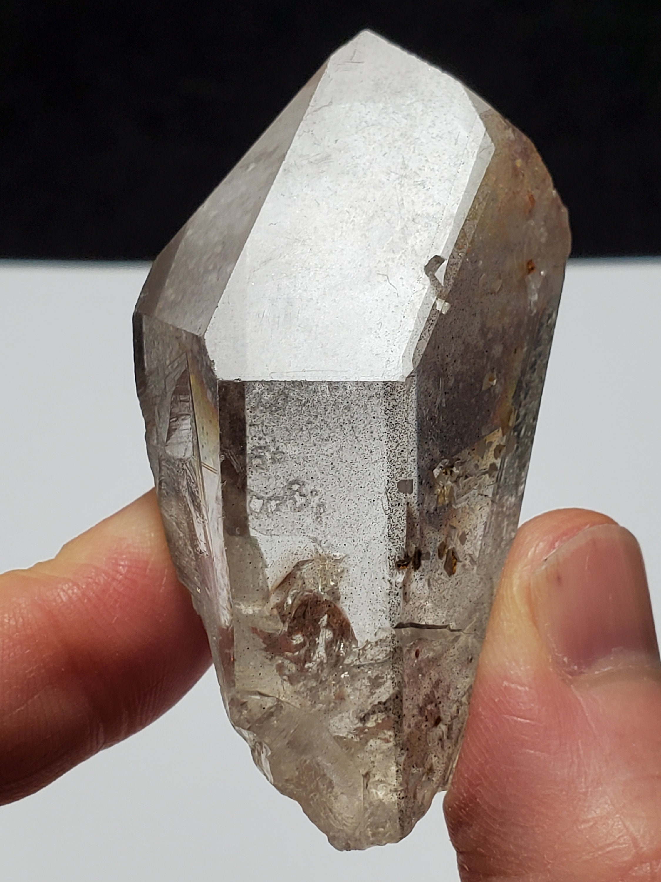 Etched Quartz 'Cube Codex' Crystal- 5.6 cm Long- Serra Do Cabral ...