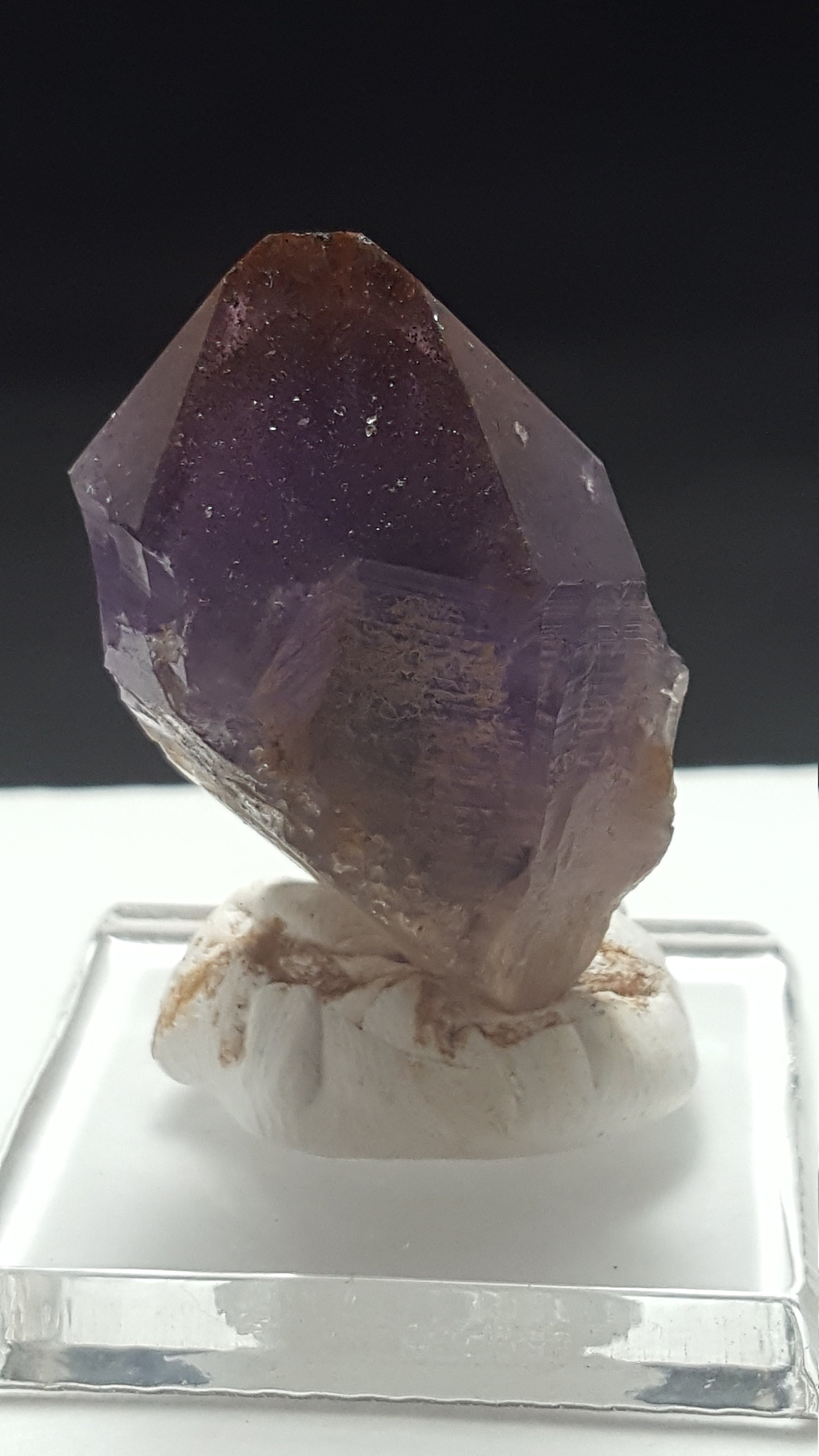 Amethyst Quartz Crystal From Thunder Bay Ontario... Excellent Color-TB16