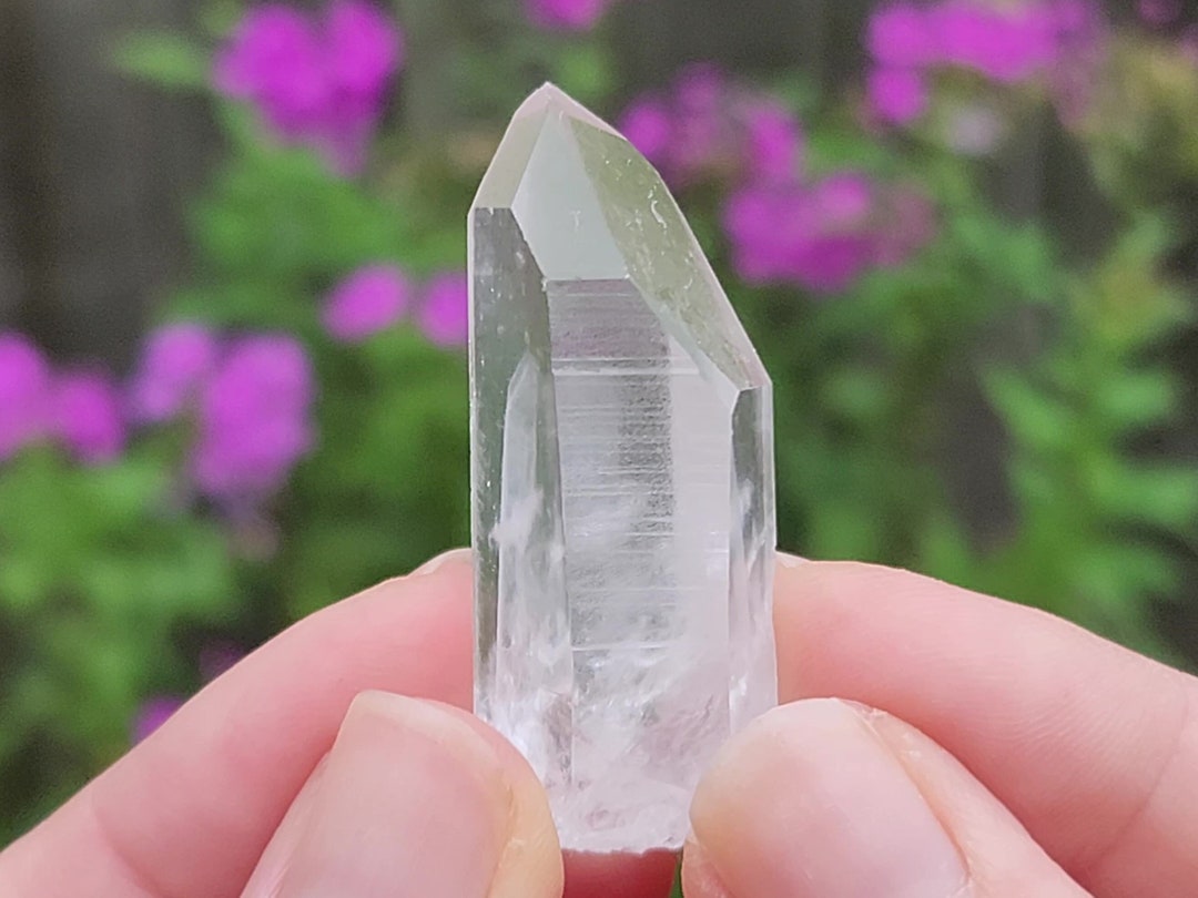 Phantom Lemurian Seed Quartz- 1.8 Inch Long- Serra Do Cabral Mountains ...