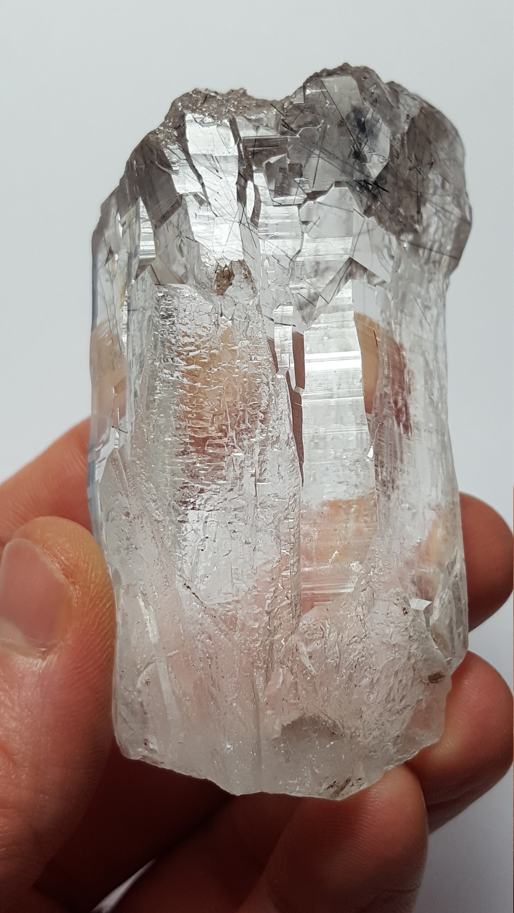 Cathedral Quartz with Tourmaline Inclusions from Brazil- Beautiful ...