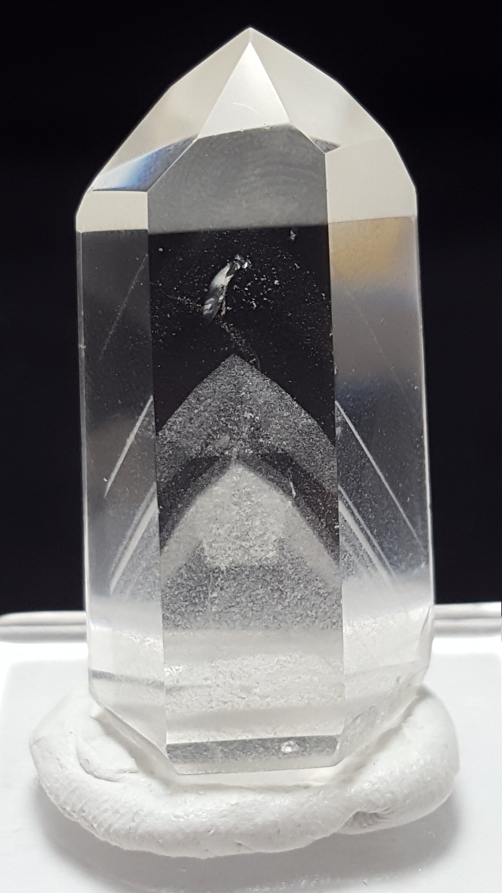 Small Polished Quartz Crystal from Brazil with Chlorite Phantoms- Fully ... Small Polished Quartz Crystal from Brazil with Chlorite Phantoms- Fully ...