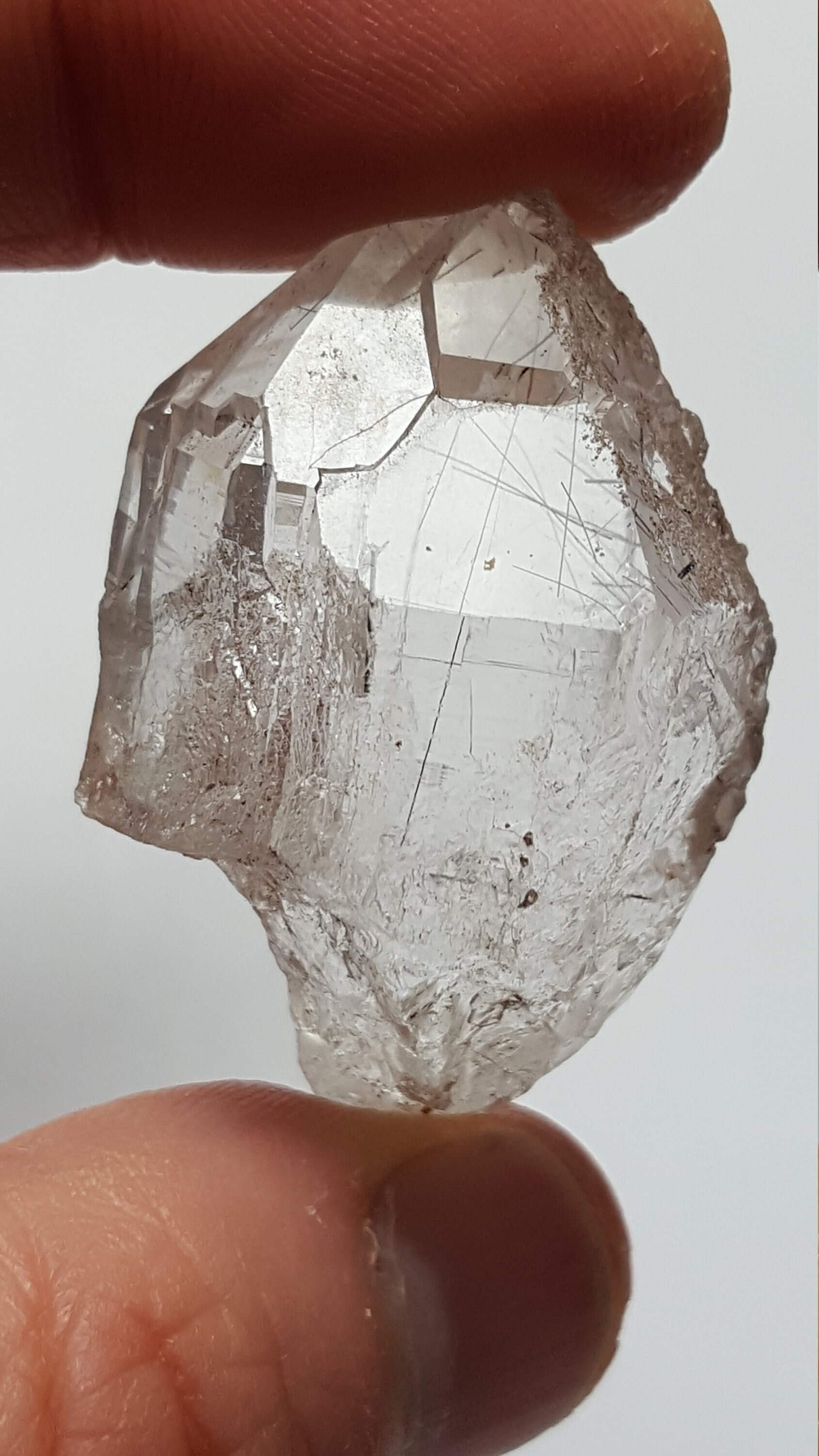 Cathedral Quartz with Tourmaline Inclusions from Brazil- Beautiful ...