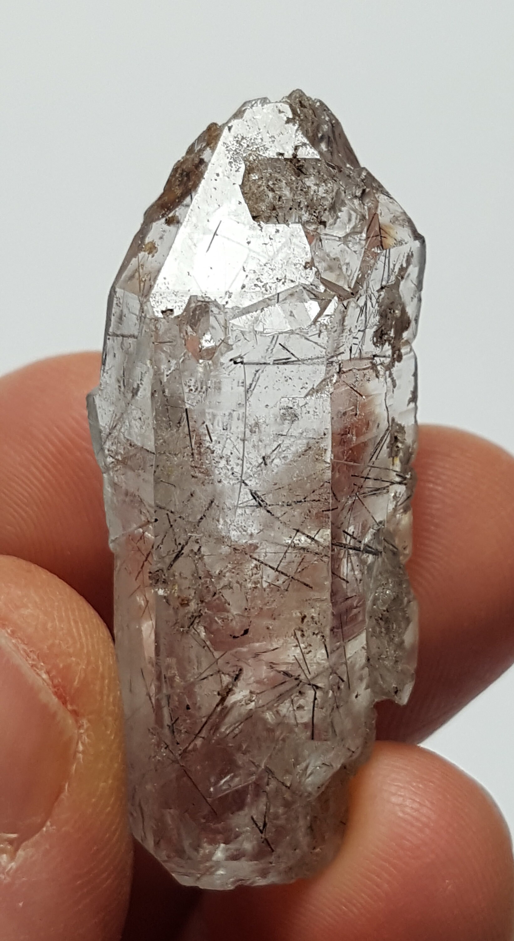 Cathedral Quartz with Tourmaline Inclusions from Brazil- Beautiful ...