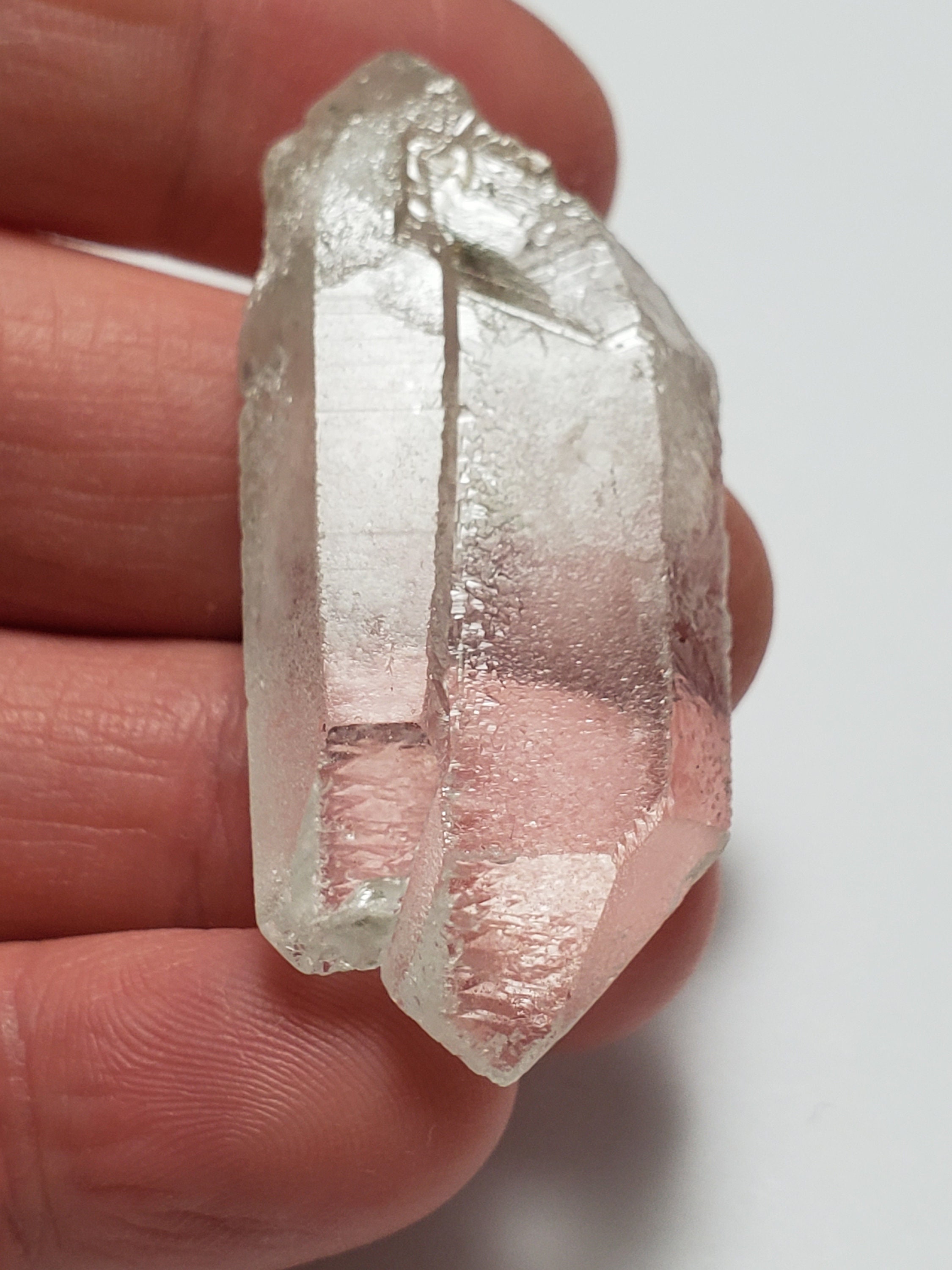 Unpolished 'Garden/ Shaman' Quartz Crystal with Excellent Mineral ...