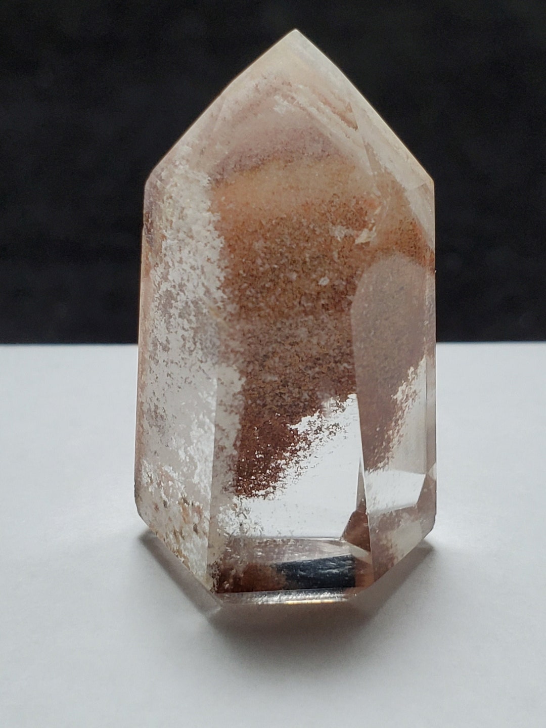 Small Polished Quartz Crystal From Brazil With Chlorite and - Etsy