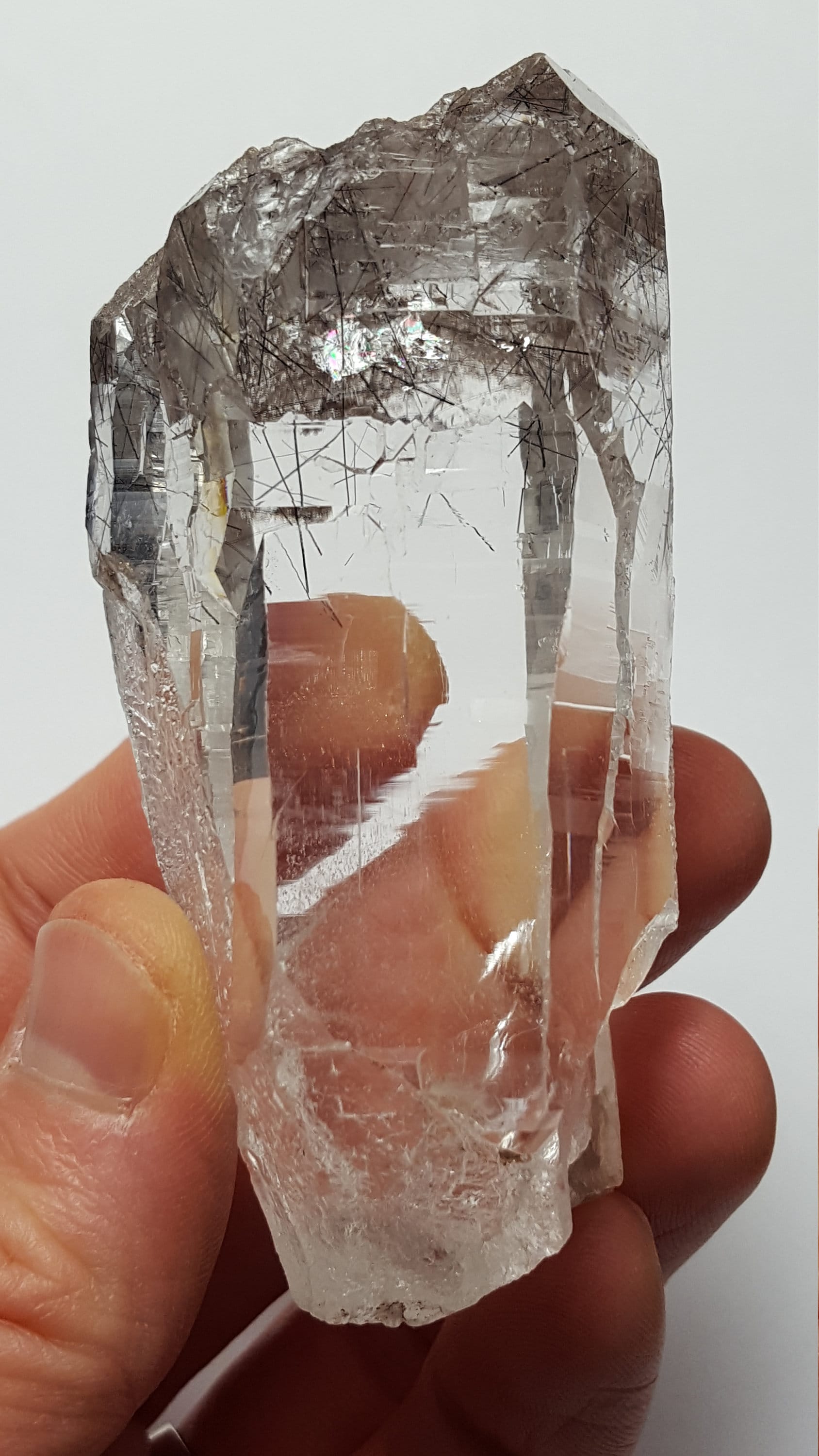 Cathedral Quartz with Tourmaline Inclusions from Brazil- Beautiful ...