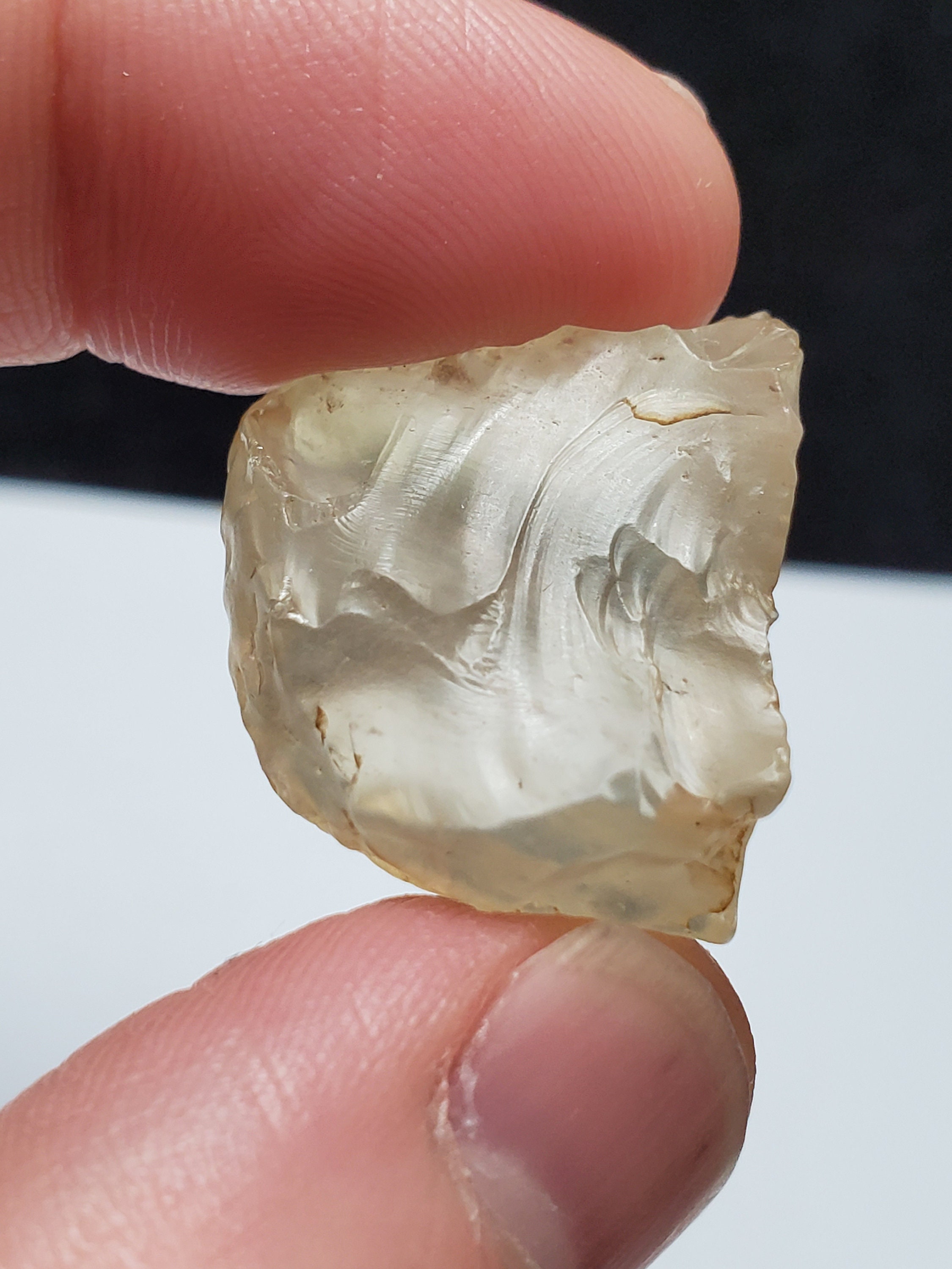 Libyan Desert Glass Tektite, Impactite 7.5 Grams or 37.5 Carat- Impact ...
