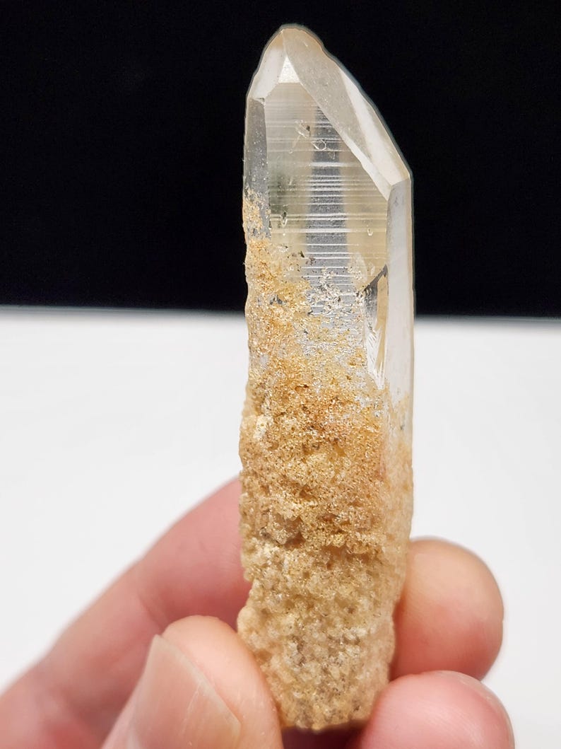 Lemurian Seed Quartz: 2.6in or 6.6cm Serra Do Cabral Mountains Brazil ...