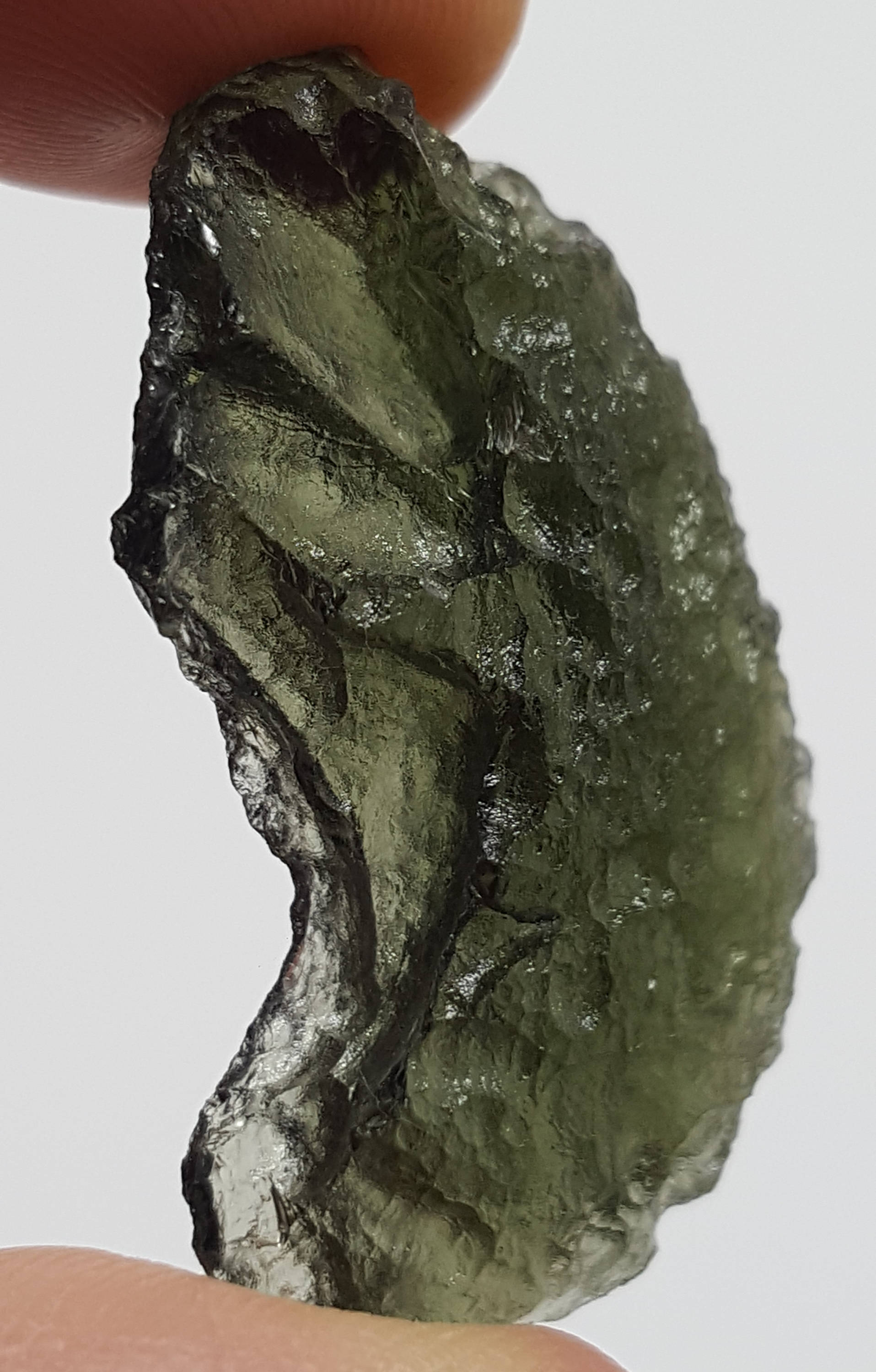 Moldavite - Czech Republic- Nice Tektite- Excellent Color and Texture ...