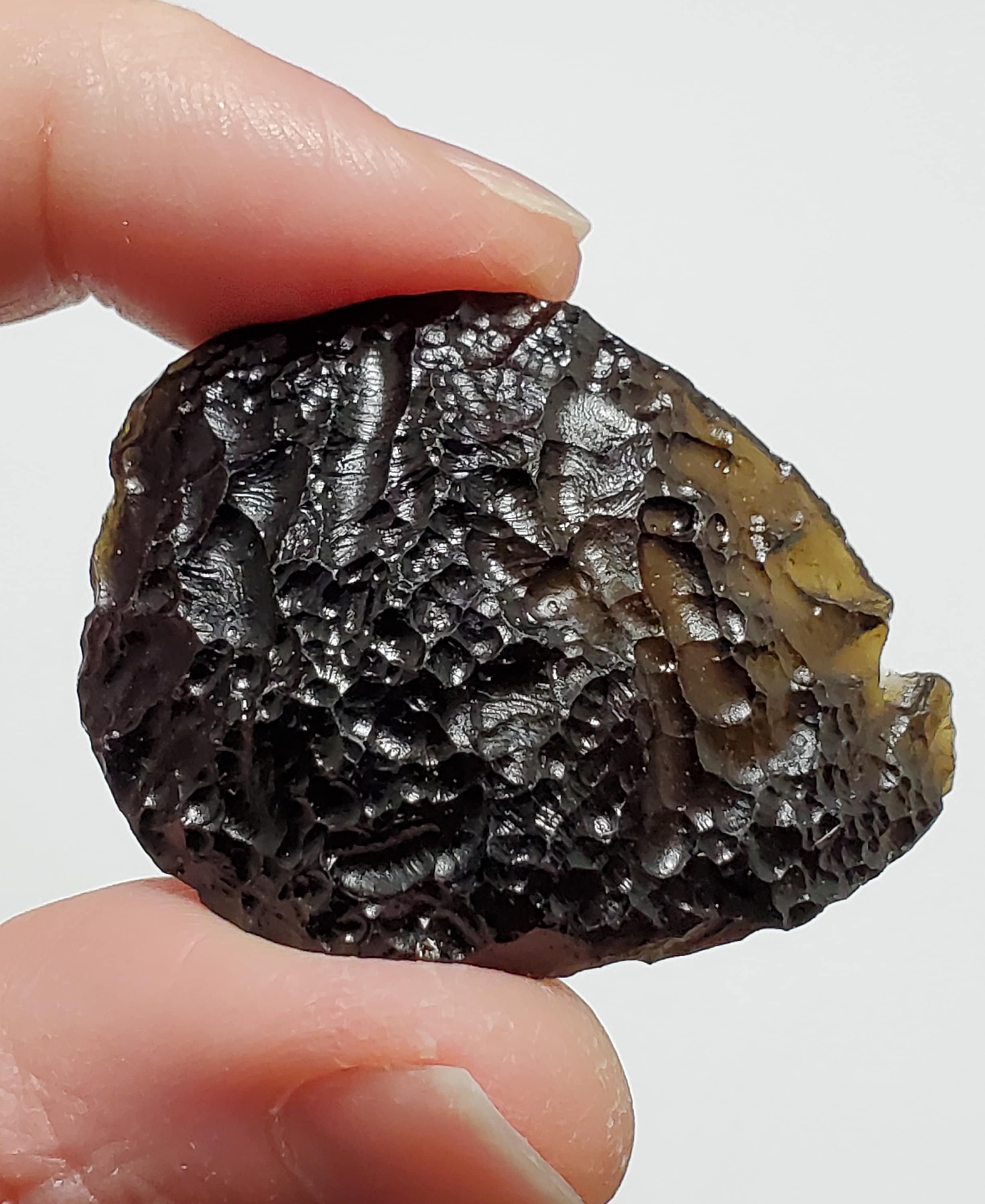 Tektite, Thailand- 12.3 Grams- Thailandite, Indochinite- Highly ...