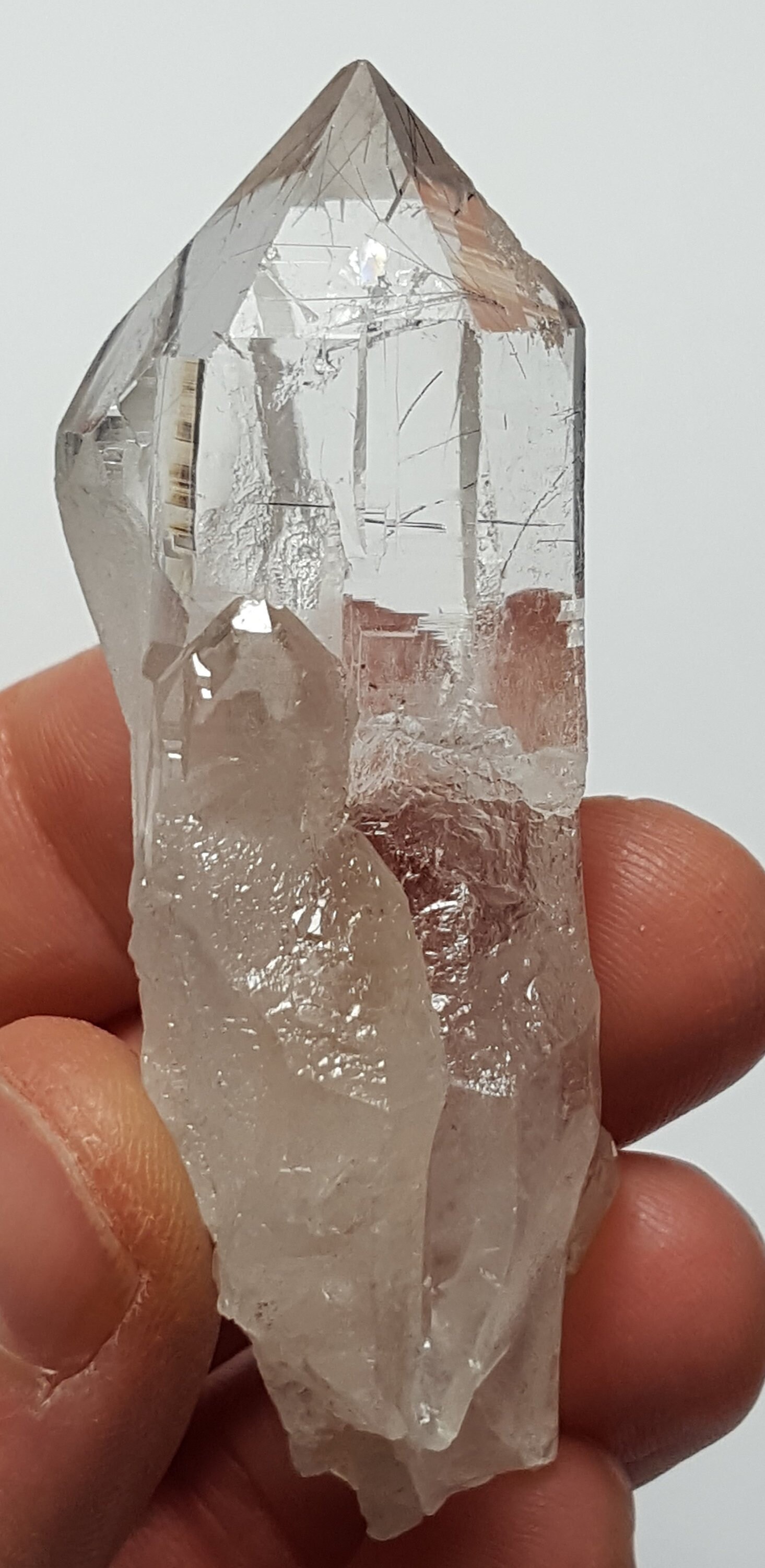 Cathedral Quartz with Tourmaline Inclusions from Brazil- Beautiful ...