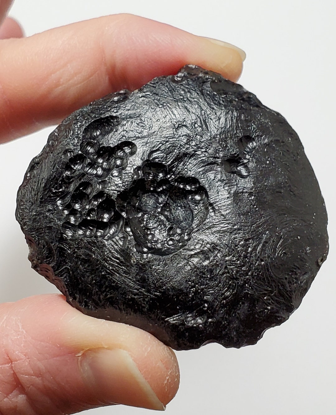 Tektite From Thailand- 76.7 Grams- Thailandite, Indochinite- Intricate ...