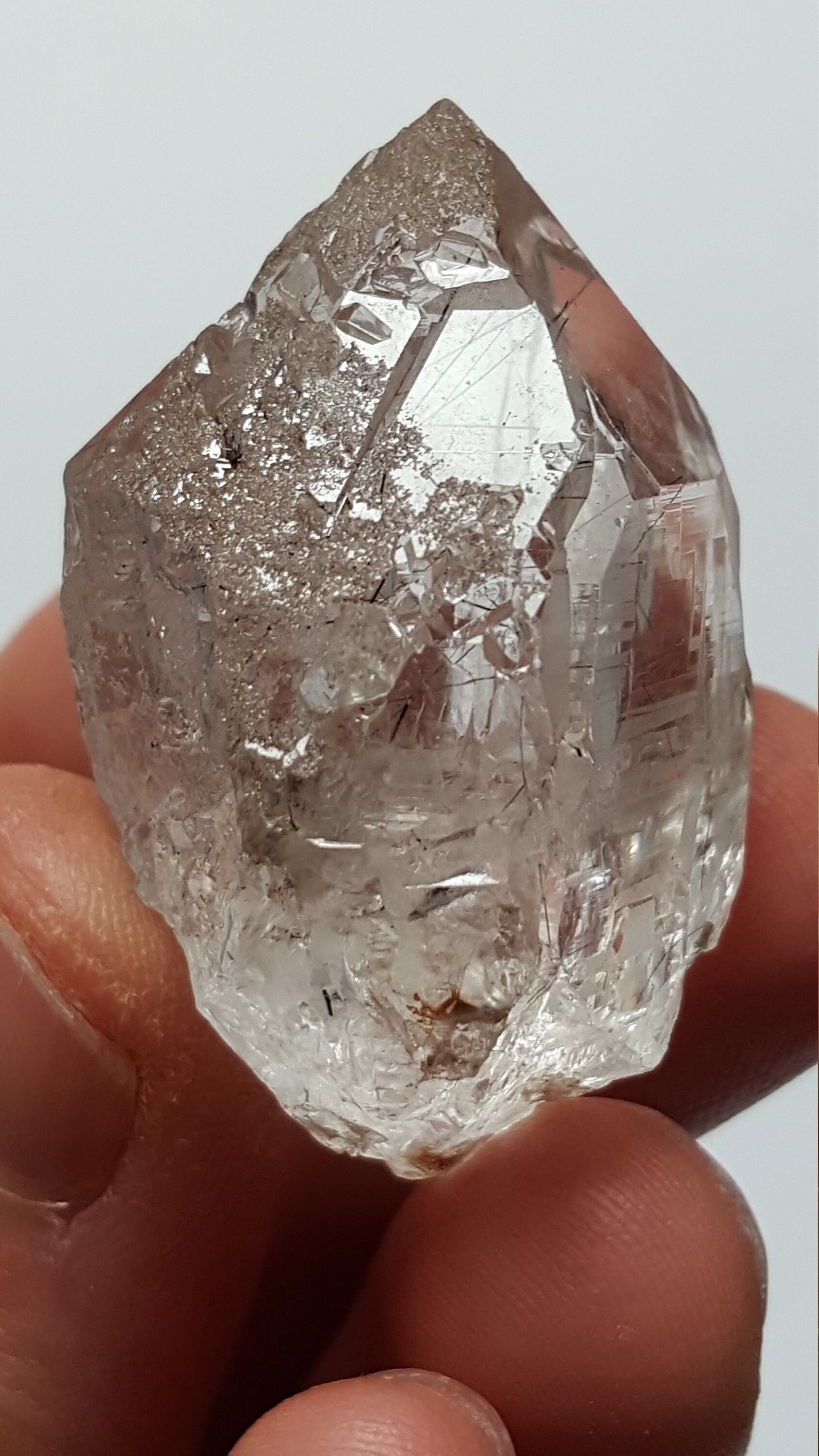 Cathedral Quartz with Tourmaline Inclusions from Brazil- Beautiful ...