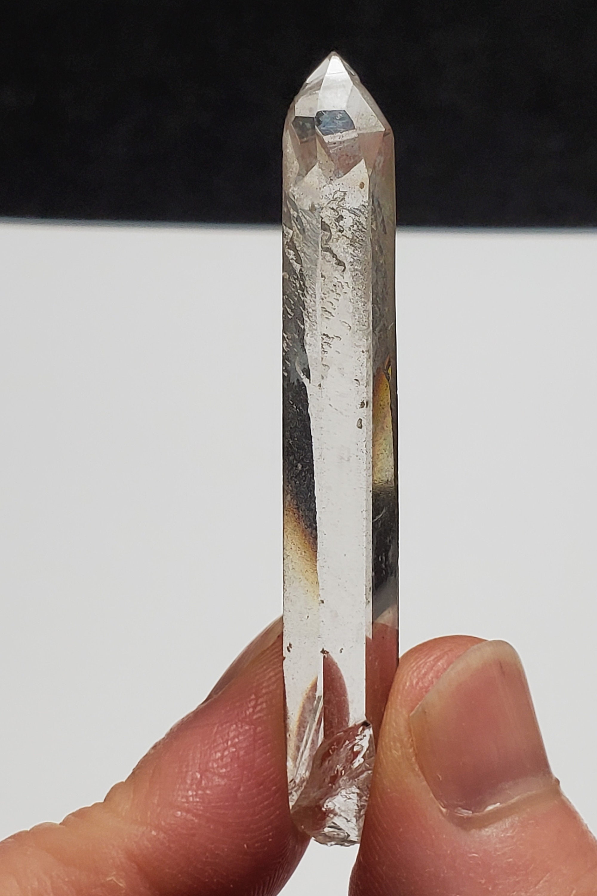Slender Laser Quartz Crystal- 6.3 cm Long- Gouveia, Brazil- Stunning ...