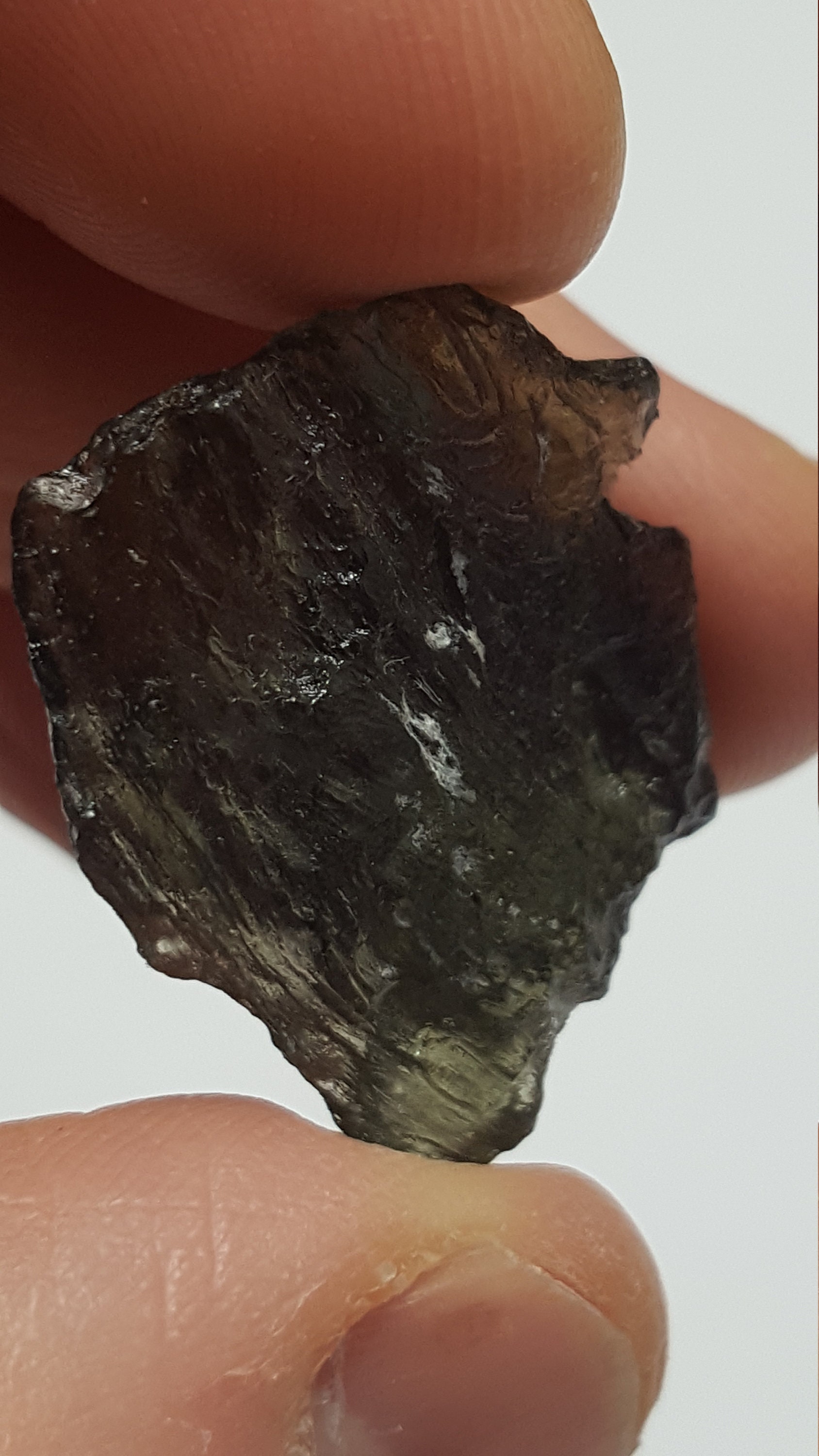 Moldavite- Czech Republic- Nice Tektite- Excellent Color and Texture- 3 ...