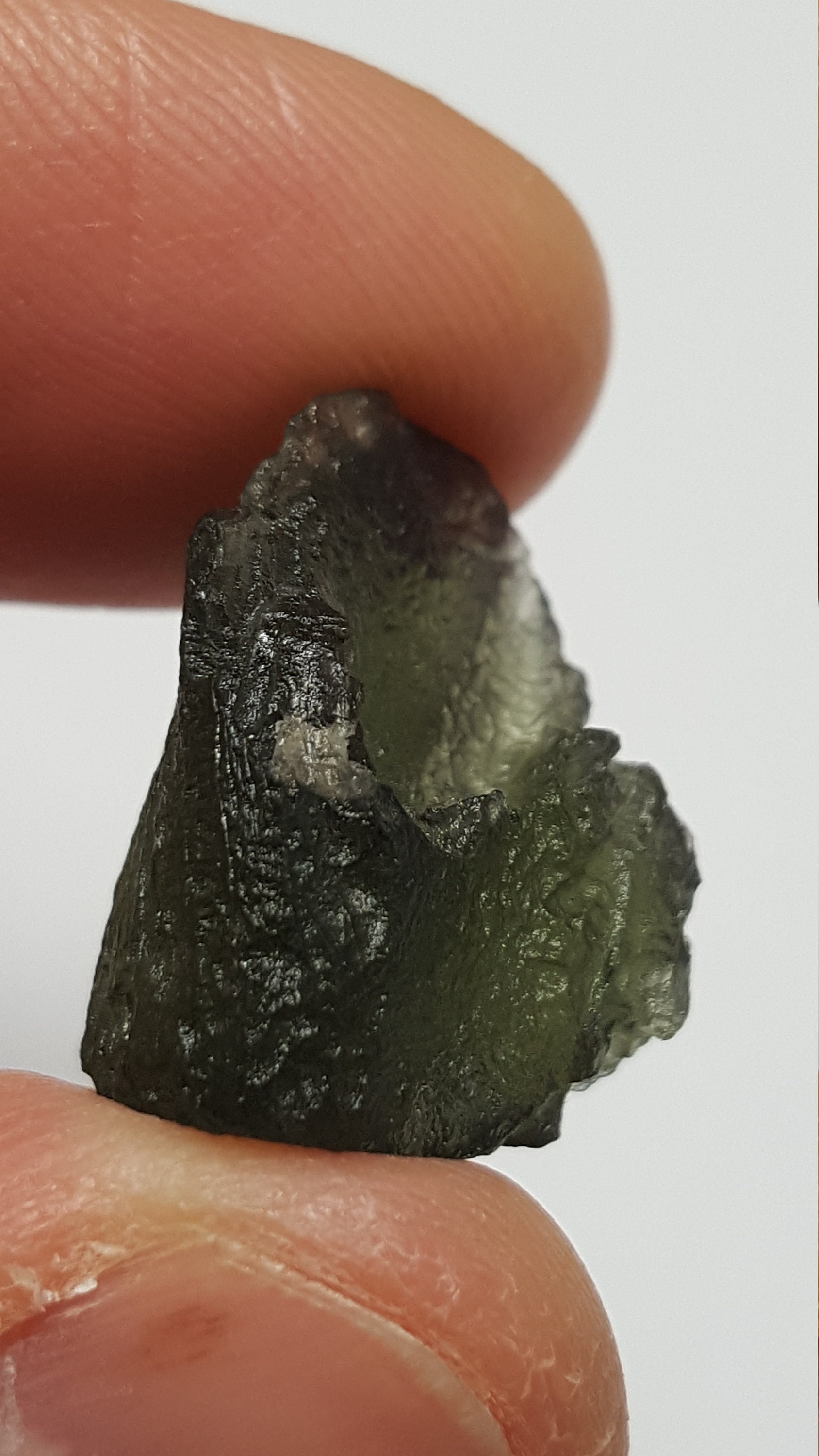 Moldavite- Czech Republic- Nice Tektite- Excellent Color and Texture- 3 ...