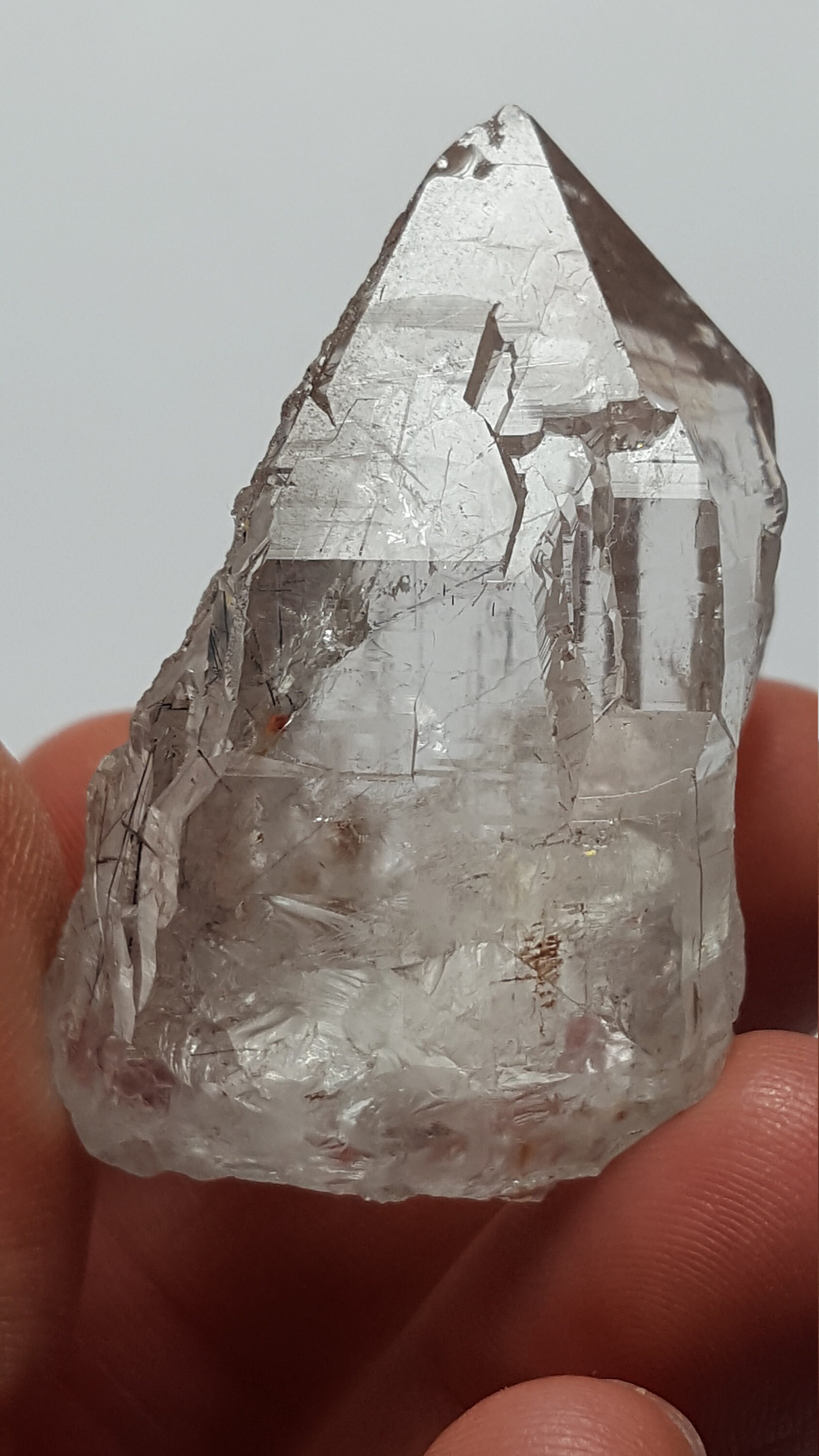 Cathedral Quartz with Tourmaline Inclusions from Brazil- Beautiful ...