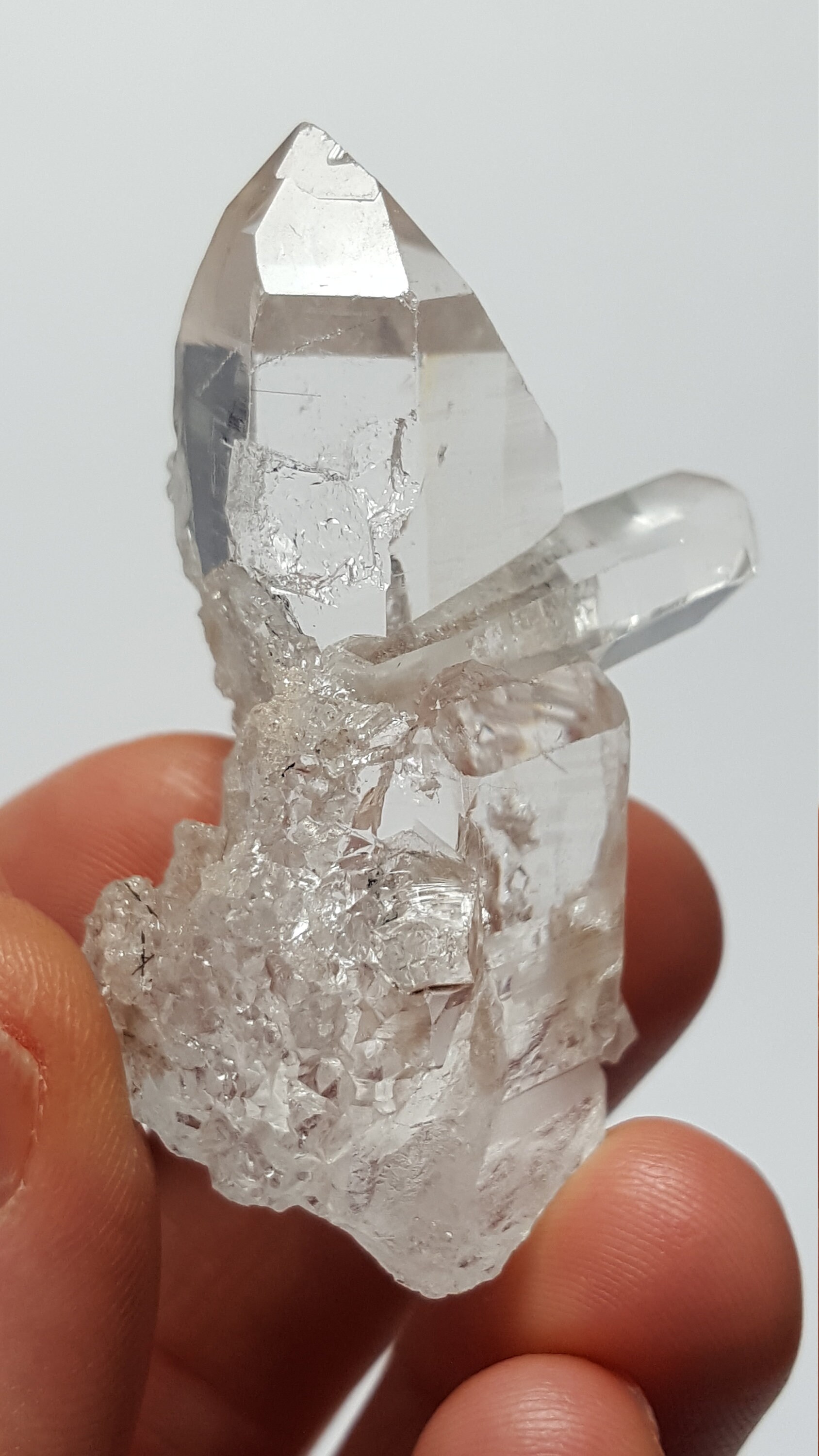 Cathedral Quartz with Tourmaline Inclusions from Brazil- Beautiful ...