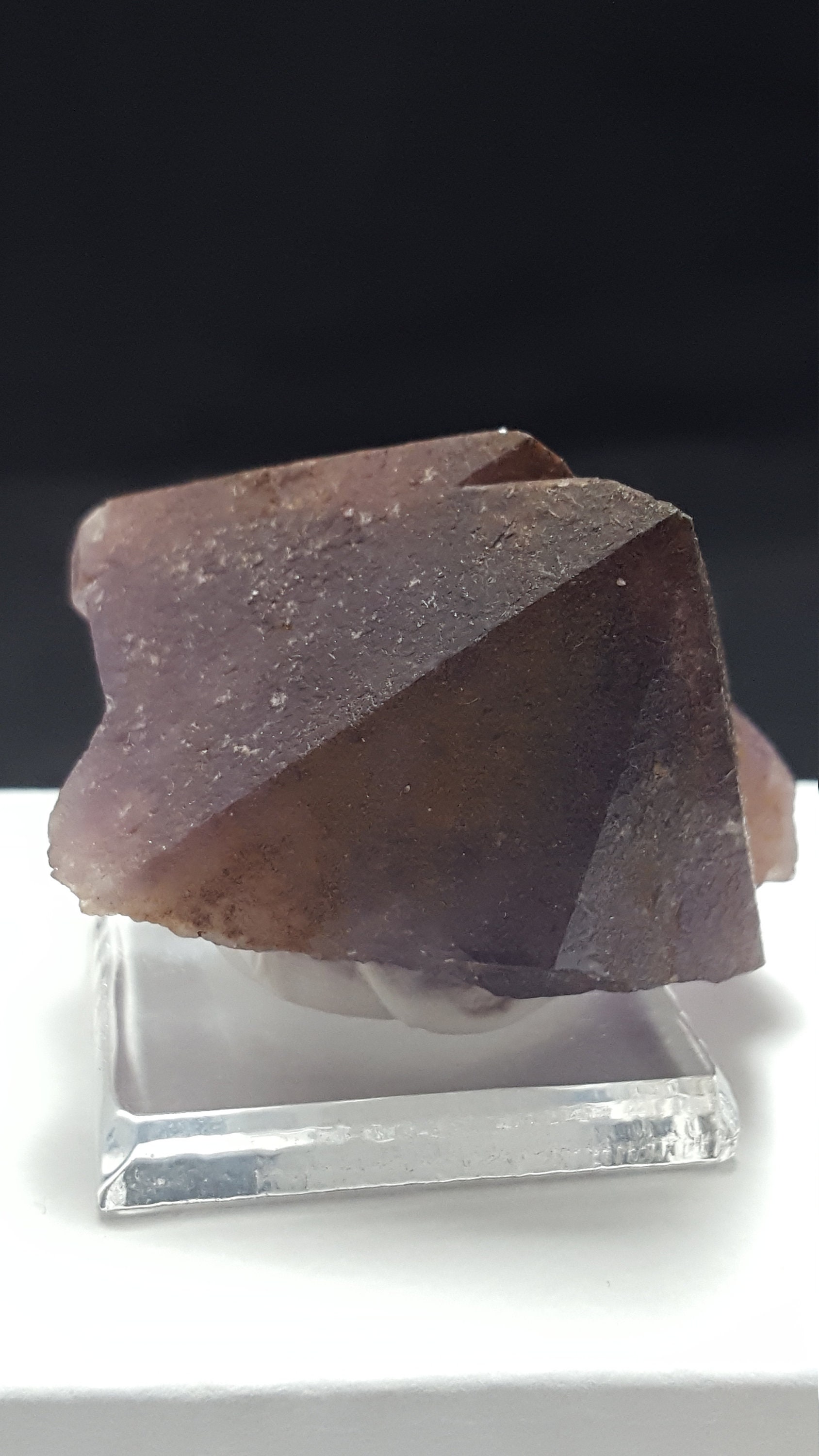 Red Cap Amethyst Quartz Crystal from Thunder Bay Ontario... Hematite ...