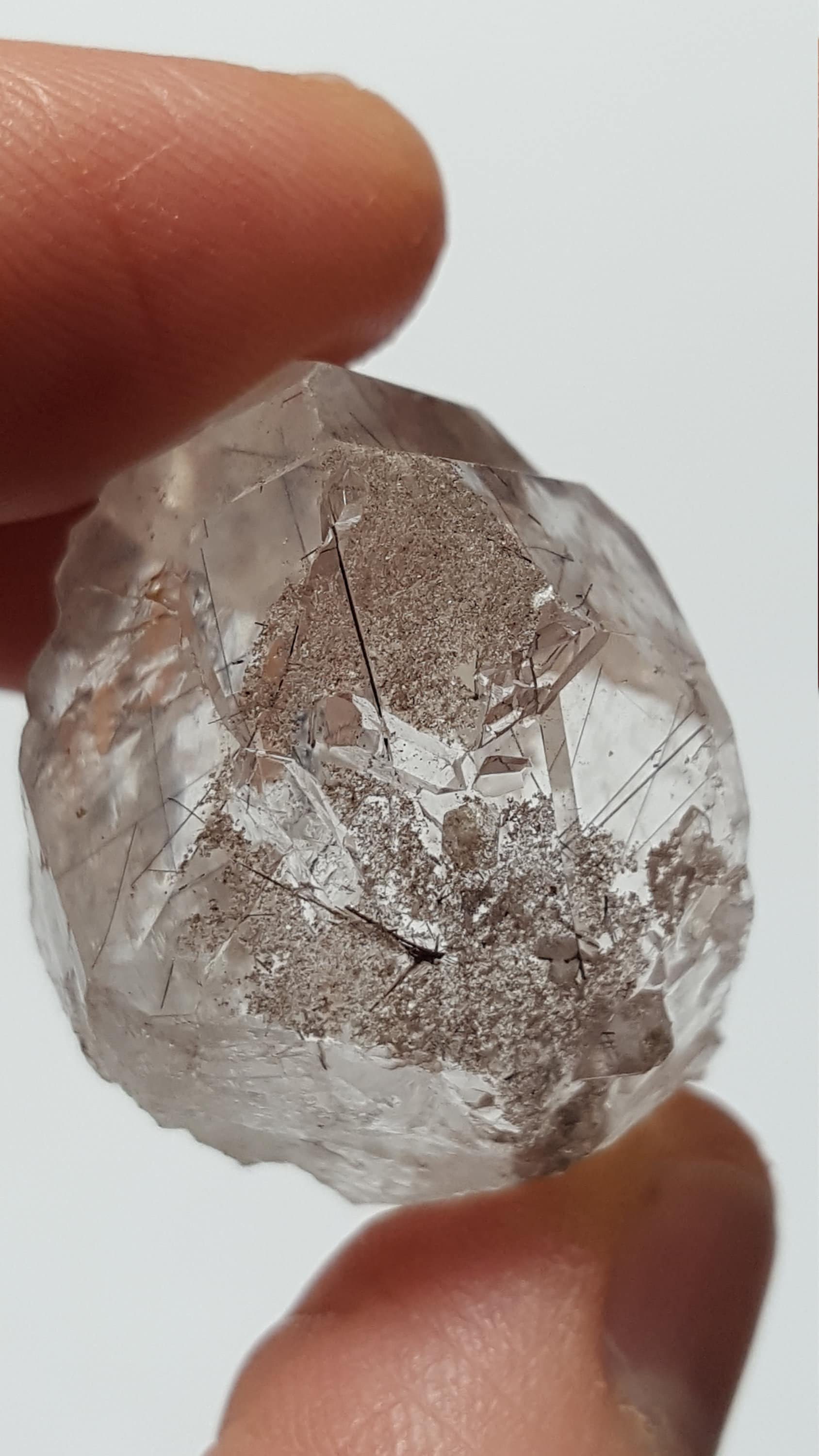 Cathedral Quartz with Tourmaline Inclusions from Brazil- Beautiful ...