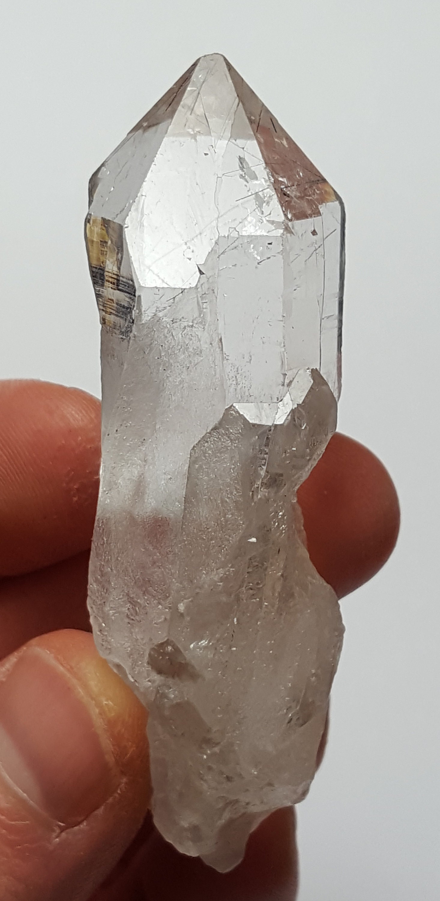 Cathedral Quartz with Tourmaline Inclusions from Brazil- Beautiful ...