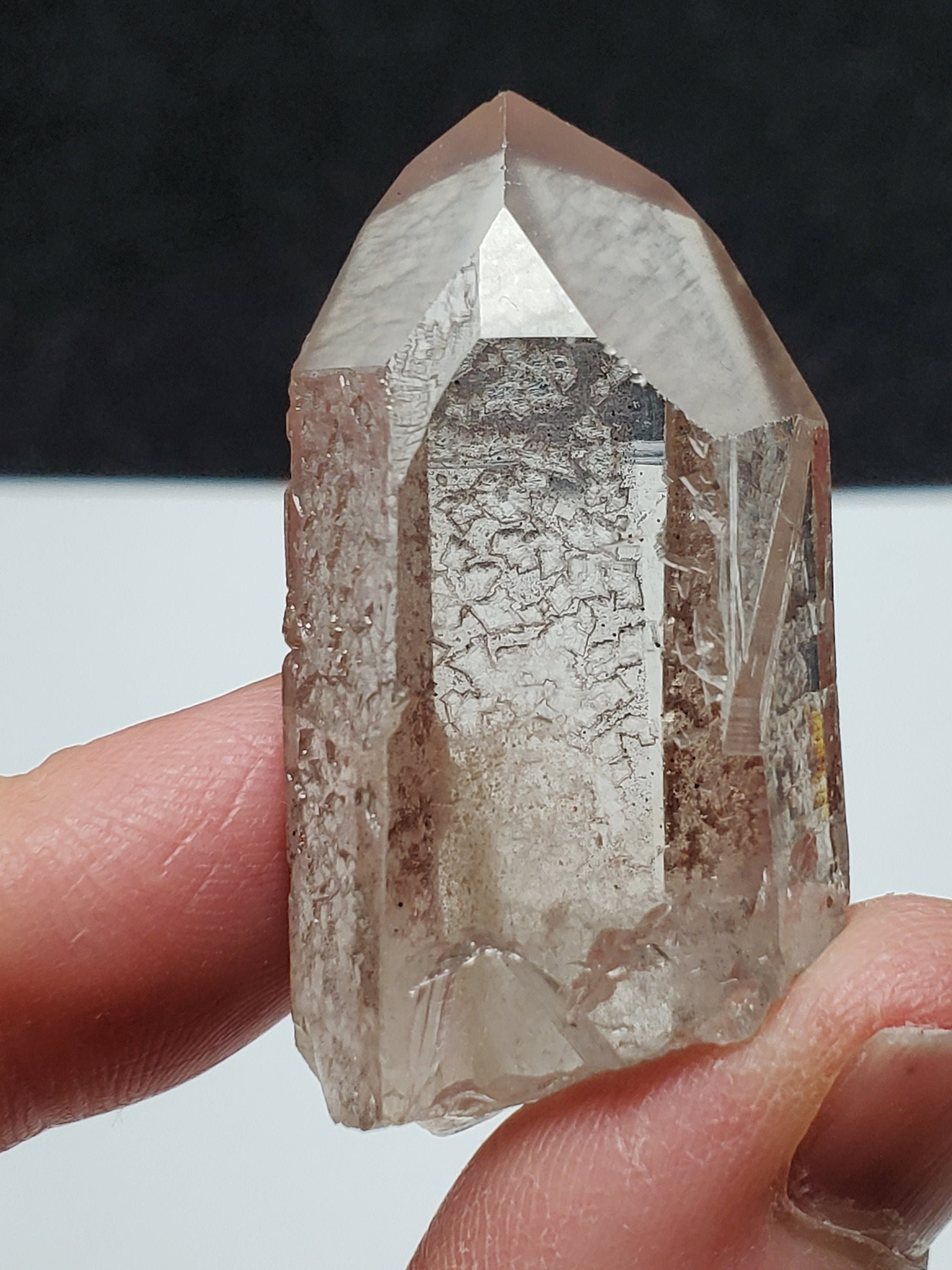 Etched Quartz Crystal 'Cube Codex' From Serra Do Cabral, Brazil ...