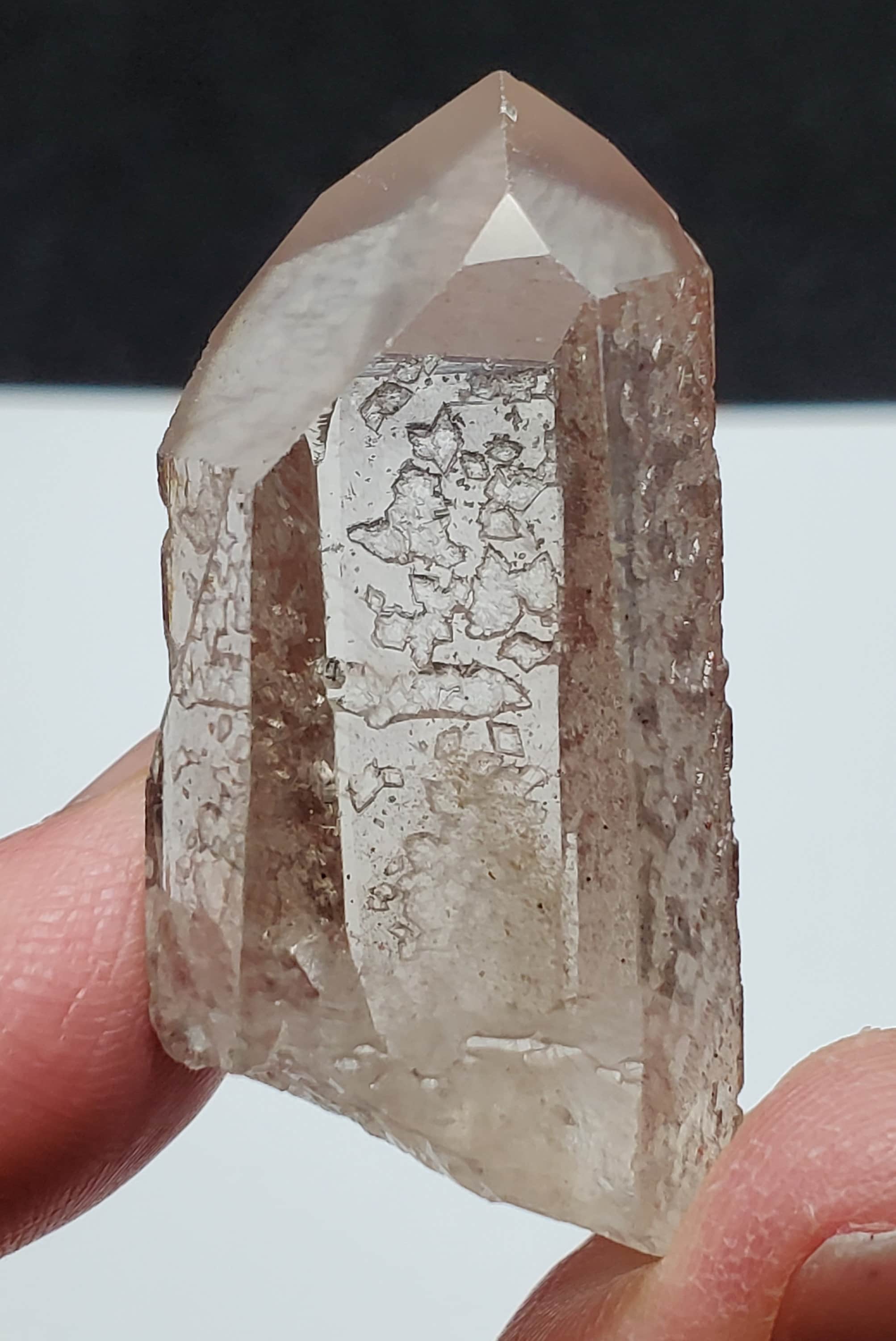 Etched Quartz Crystal 'Cube Codex' From Serra Do Cabral, Brazil ...