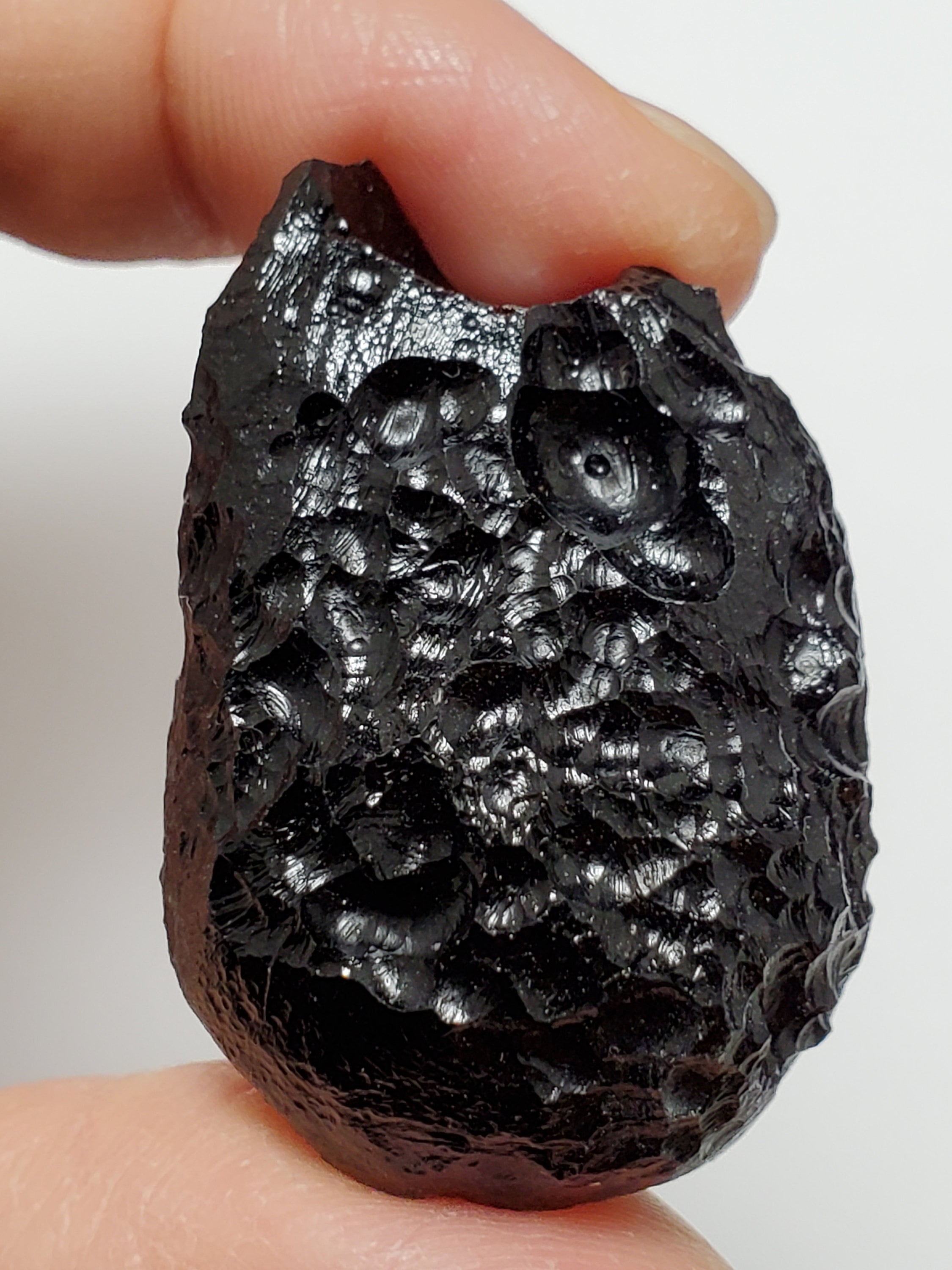Tektite, from Thailand- Thailandite, Indochinite- Amazing Surface ...