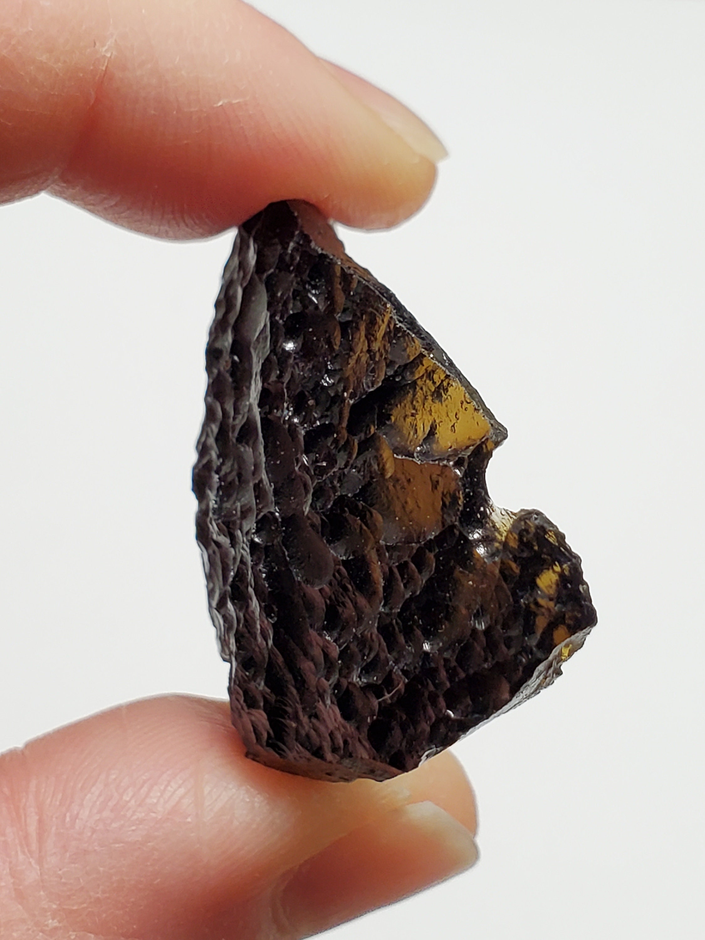 Tektite, Thailand- 12.3 Grams- Thailandite, Indochinite- Highly ...