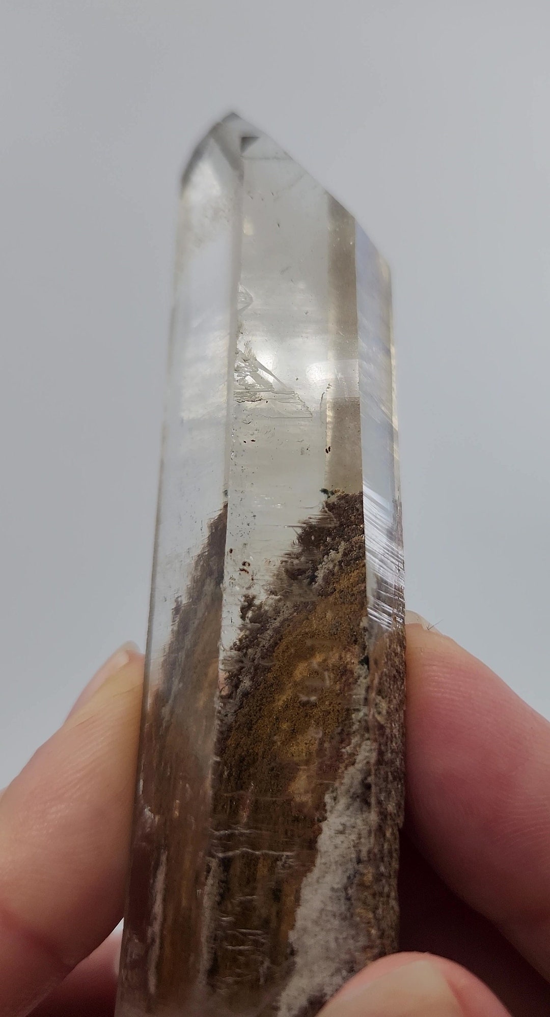 Shaman Quartz, Mina Zeca De Souza, Brazil- Lodalite, Shovel Face ...