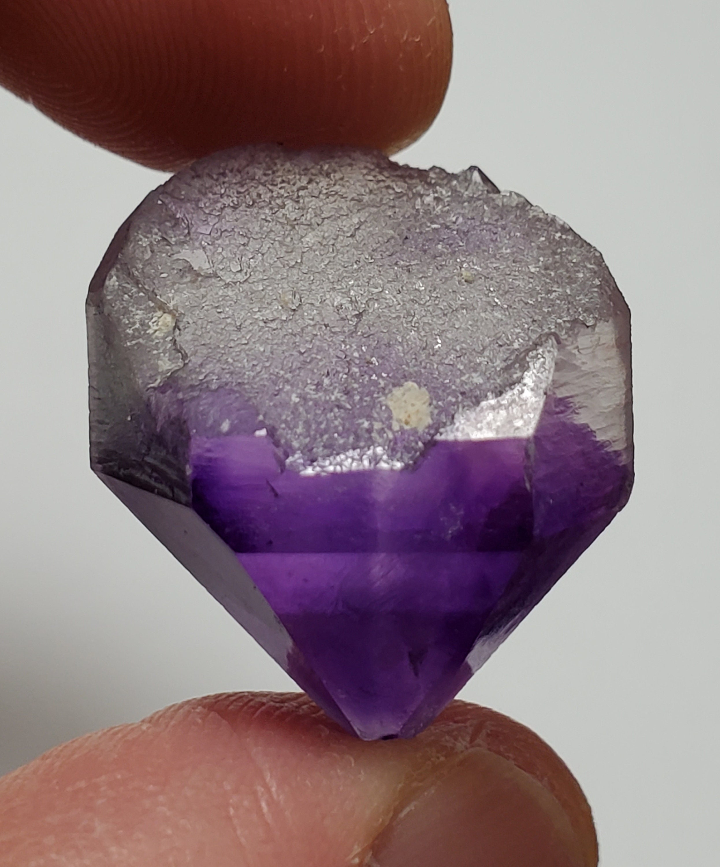 6.2 Grams Beautiful 'Hour Glass' Amethyst Crystal- Tata Province ...