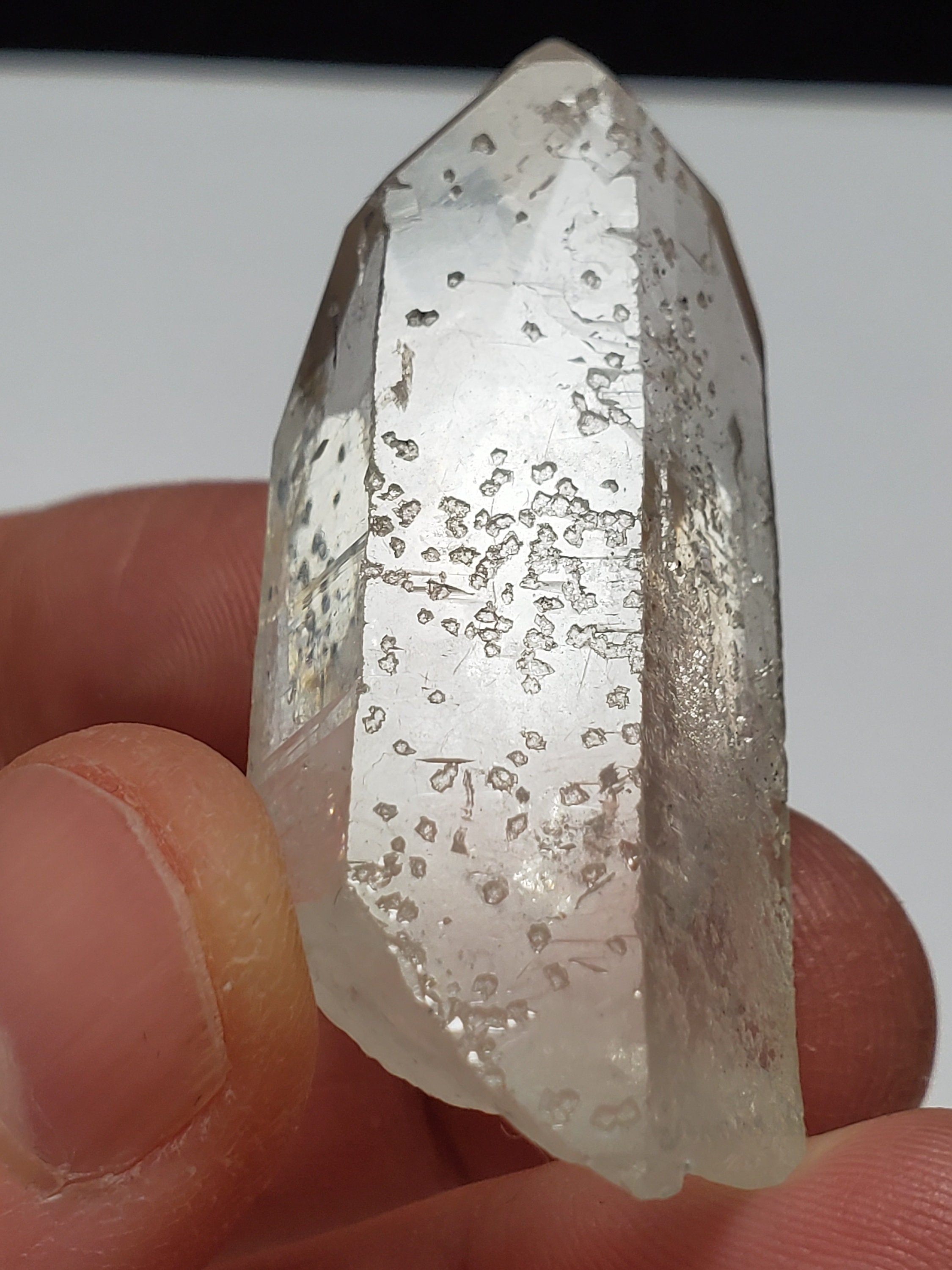 Unpolished 'Garden/ Shaman' Quartz Crystal with Excellent Mineral ...