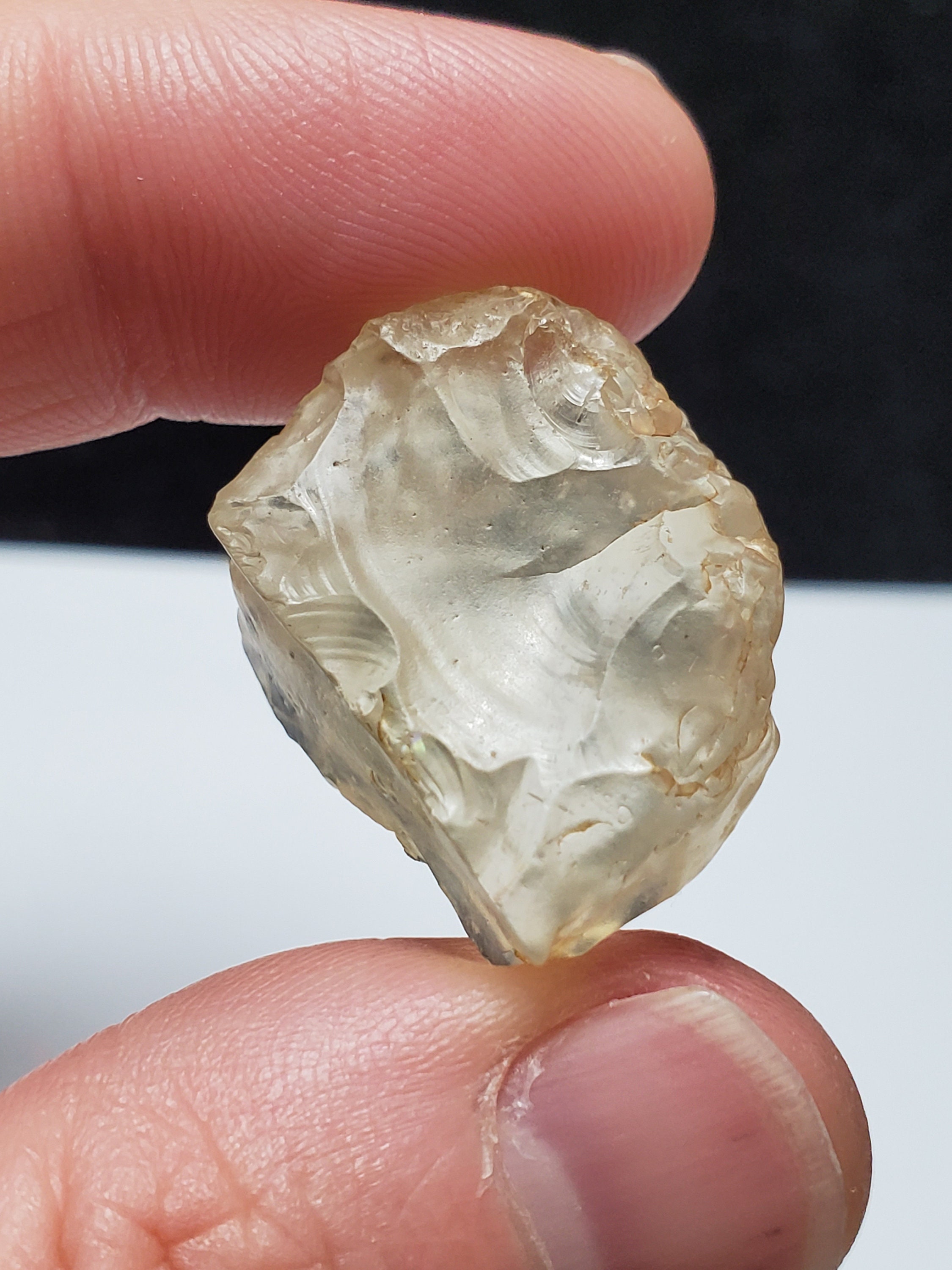 Libyan Desert Glass Tektite, Impactite 7.5 Grams or 37.5 Carat- Impact ...
