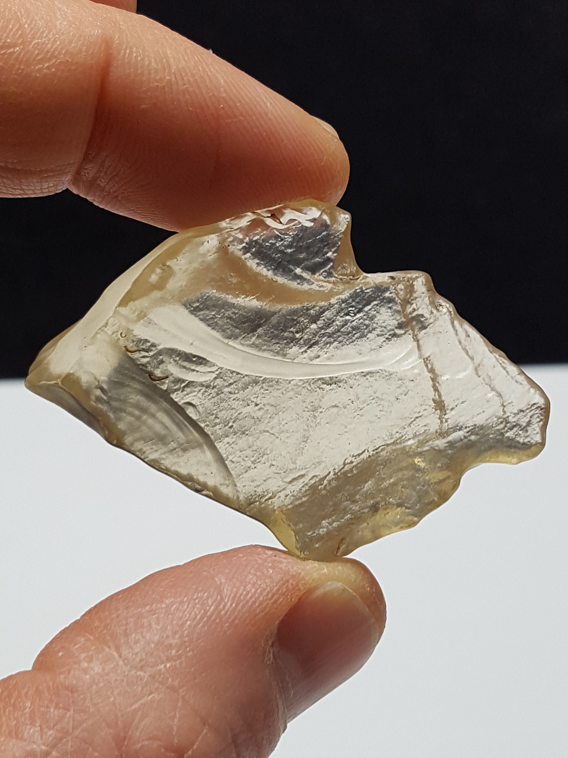 Libyan Desert Glass Impactite, Tektite 13 Grams or 65 Carat- Excellent ...