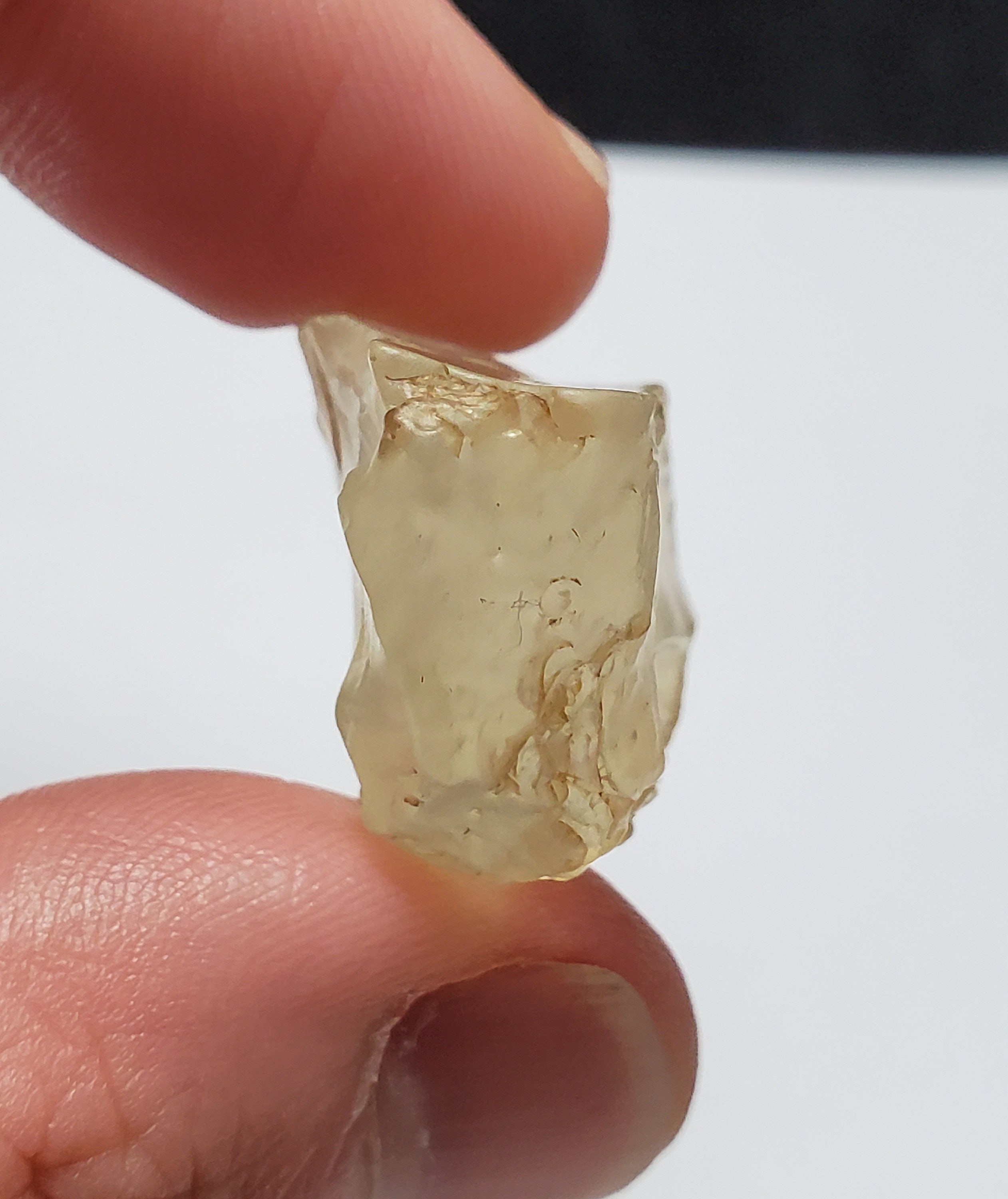 Libyan Desert Glass Tektite, Impactite 7.5 Grams or 37.5 Carat- Impact ...
