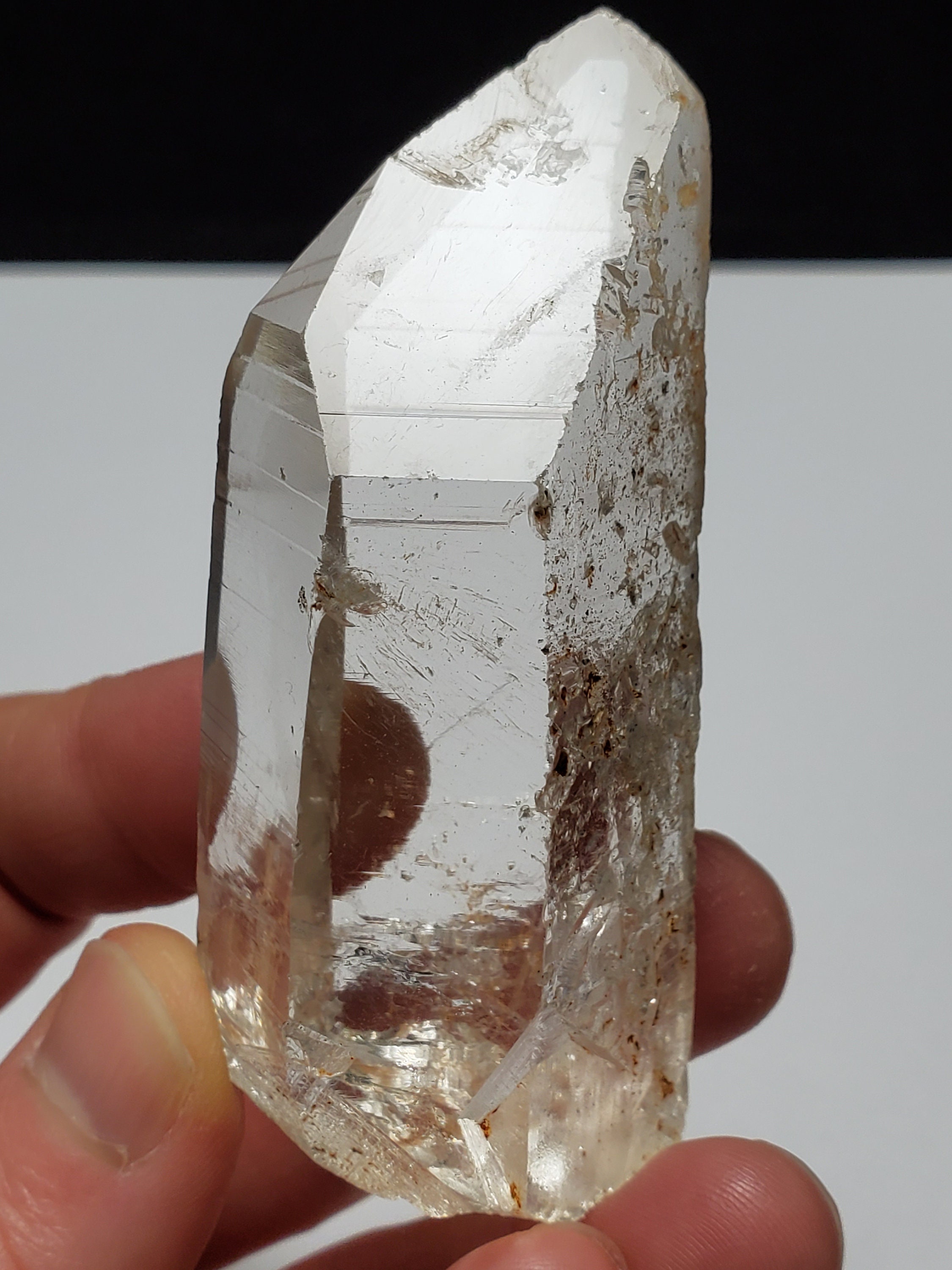 3 Inch, 110 Grams- Optical Quartz Crystal from Arkansas, USA, Water ...